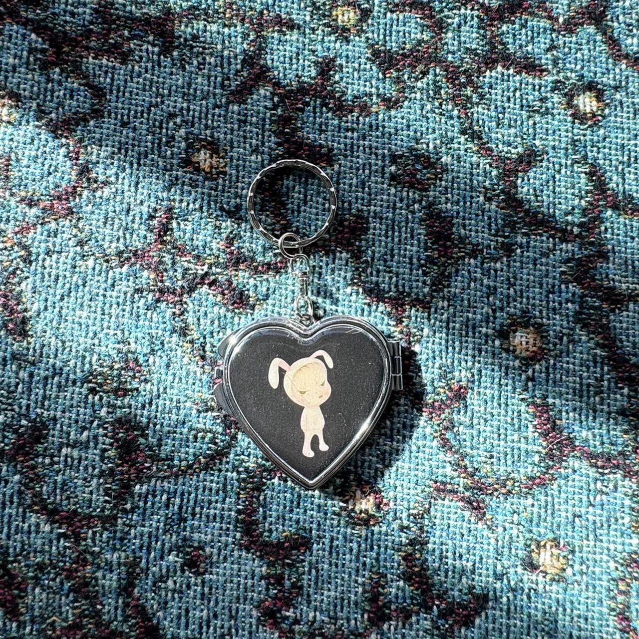 Nara Heart Shaped Mirror Keychain! The Size of the... - Depop