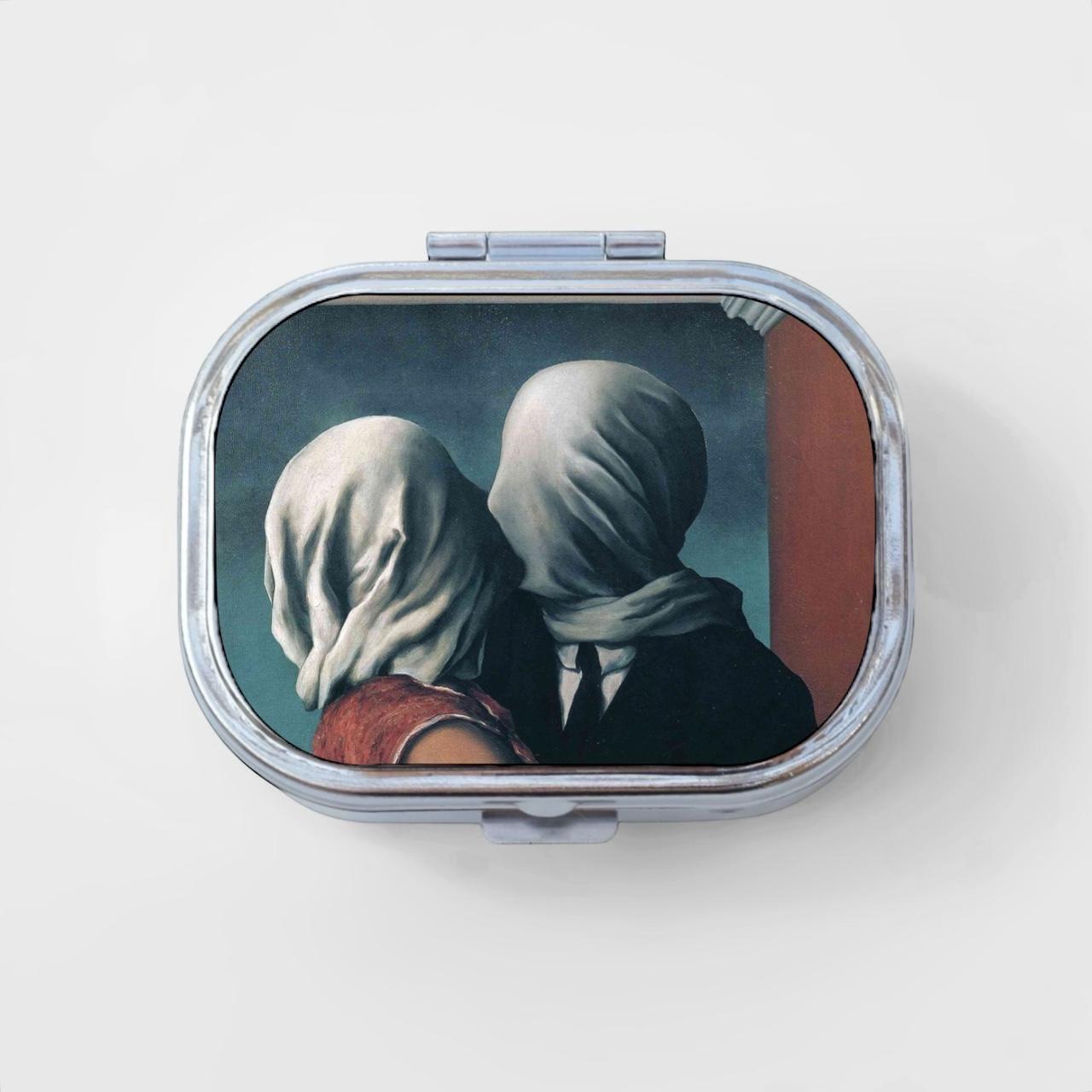 Lovers Happy Rectangle Pill Box The size of our... | Depop