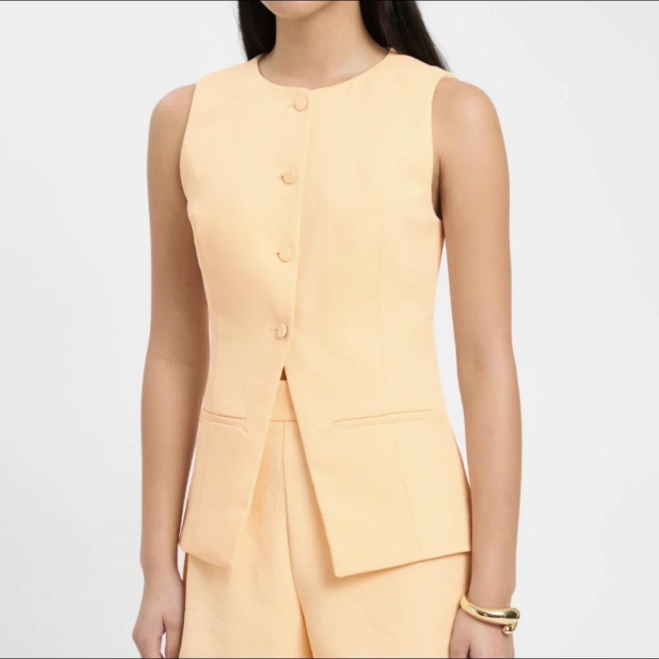 WTB!!! Kookai Ariel Crew Vest in butter popcorn... - Depop