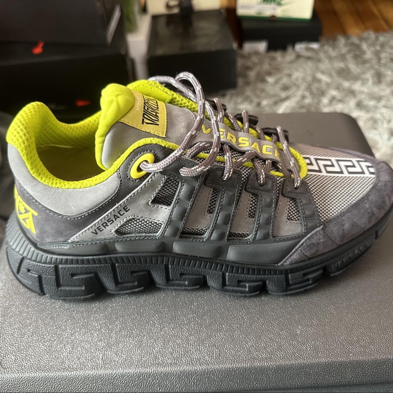 Men Versace sneakers. These are authentic. Men size 10. - Depop