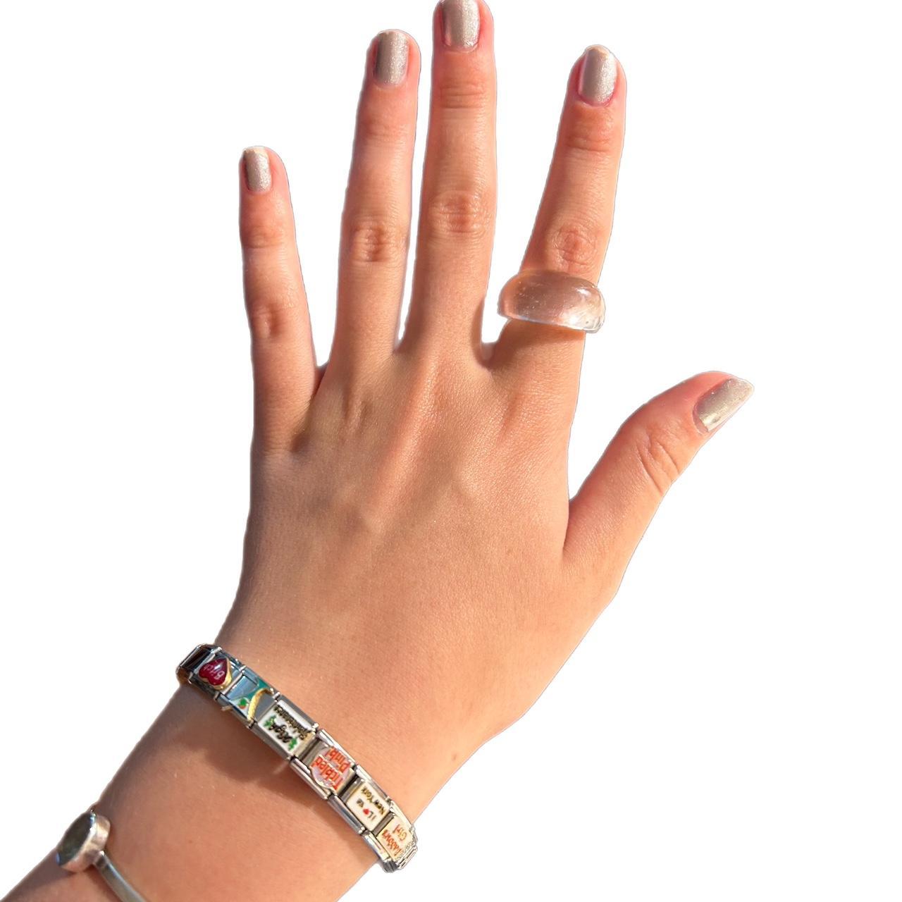 clear acrylic ring - Depop