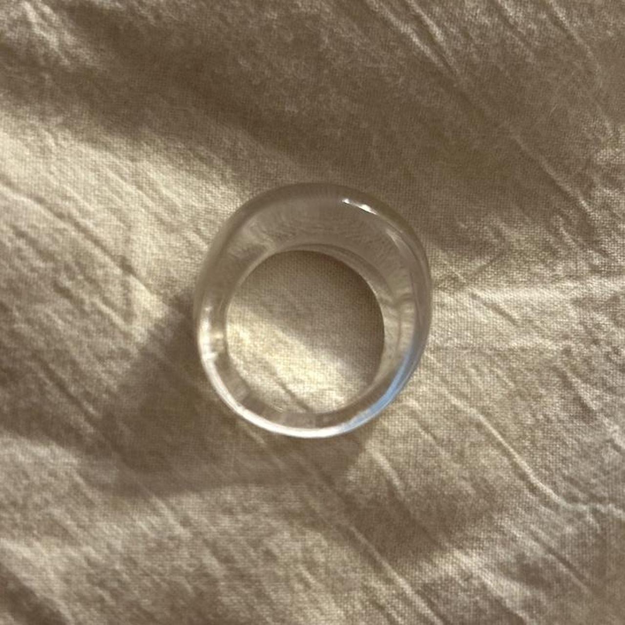 clear acrylic ring - Depop