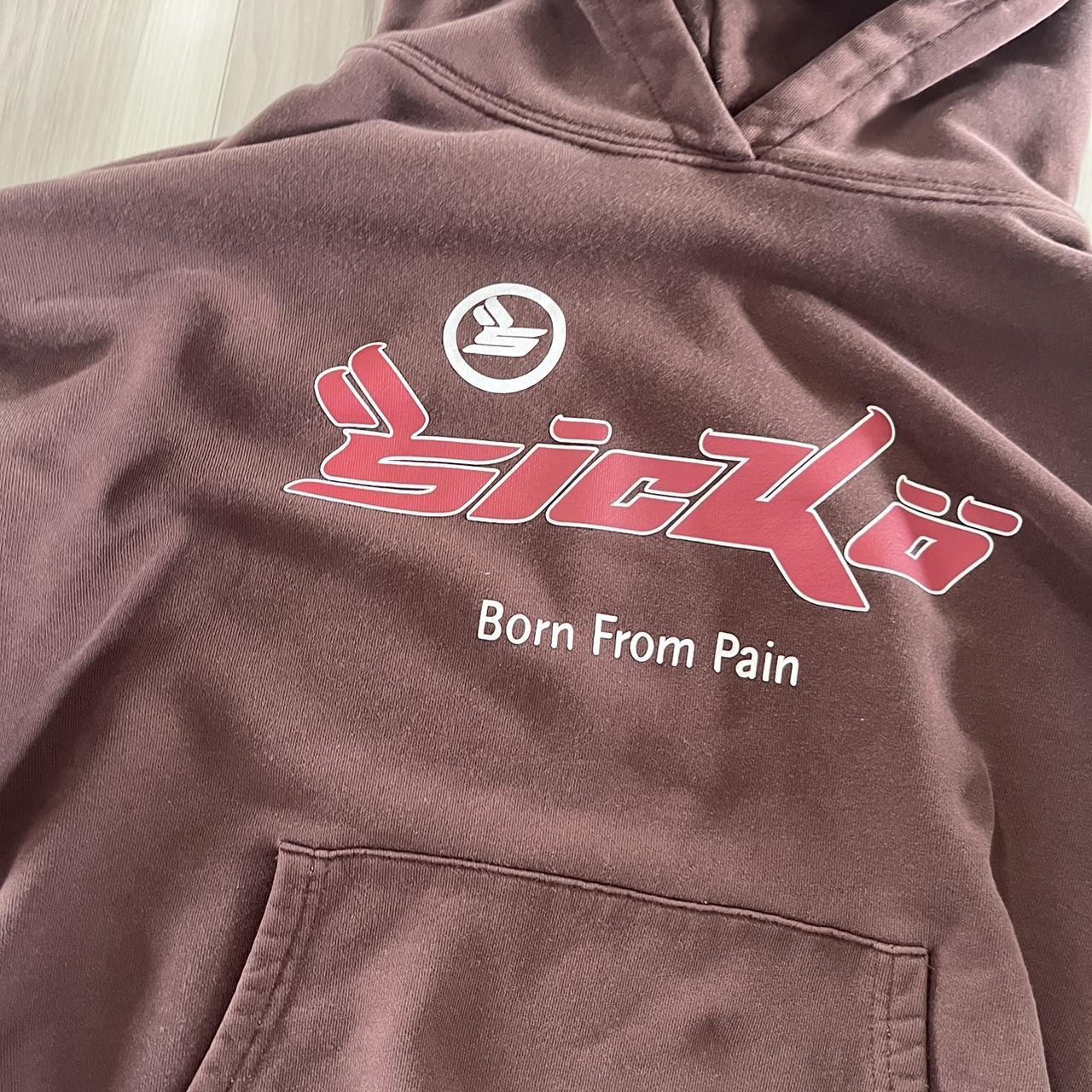 Brown Y2K Sicko BFP Hoodie. Had this for a while... - Depop