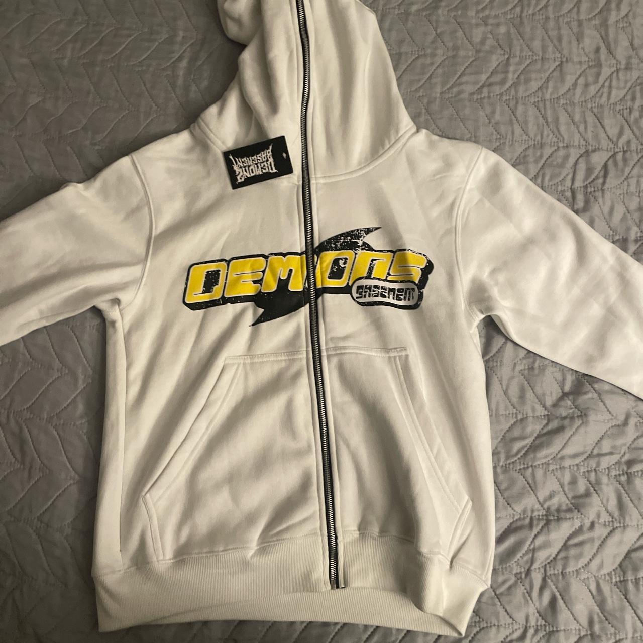 Demons basement hoodie, brand new never worn, size L... - Depop