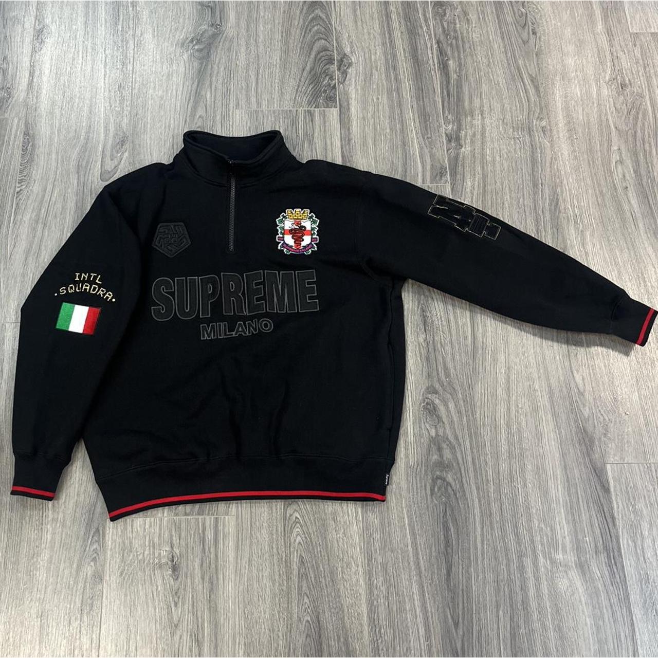 Supreme pullover jacket Supreme Milano 1/4 zip... - Depop