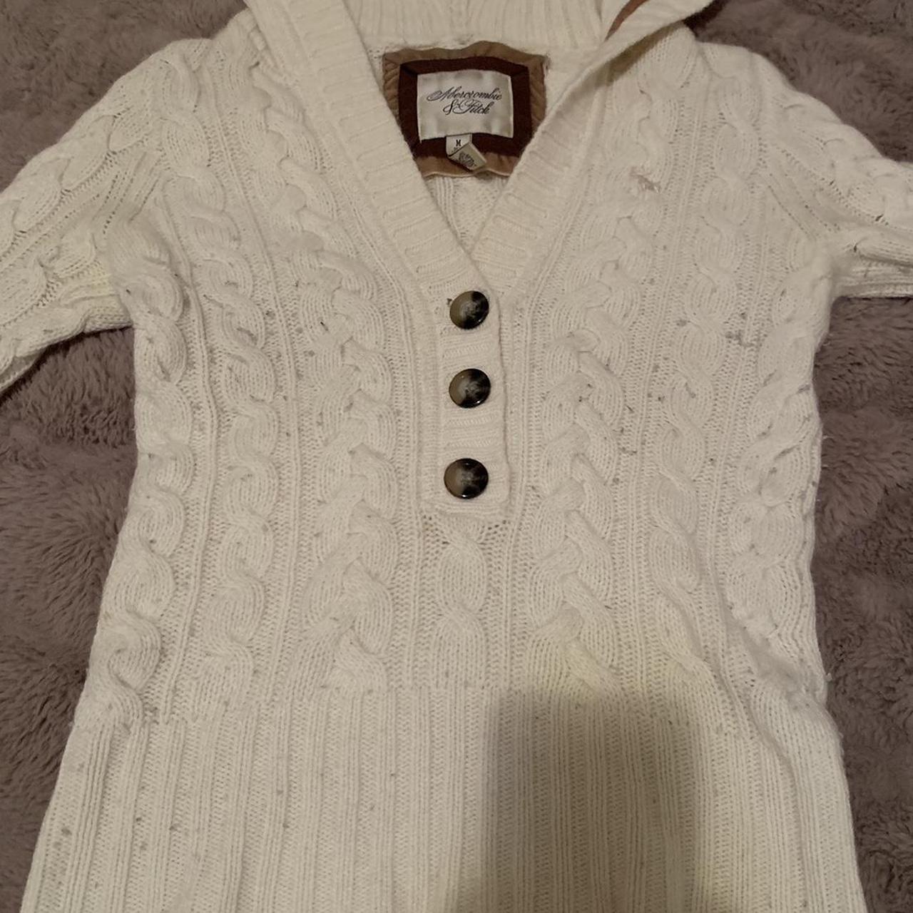 •vintage Abercrombie and Fitch women’s hoodie size... - Depop