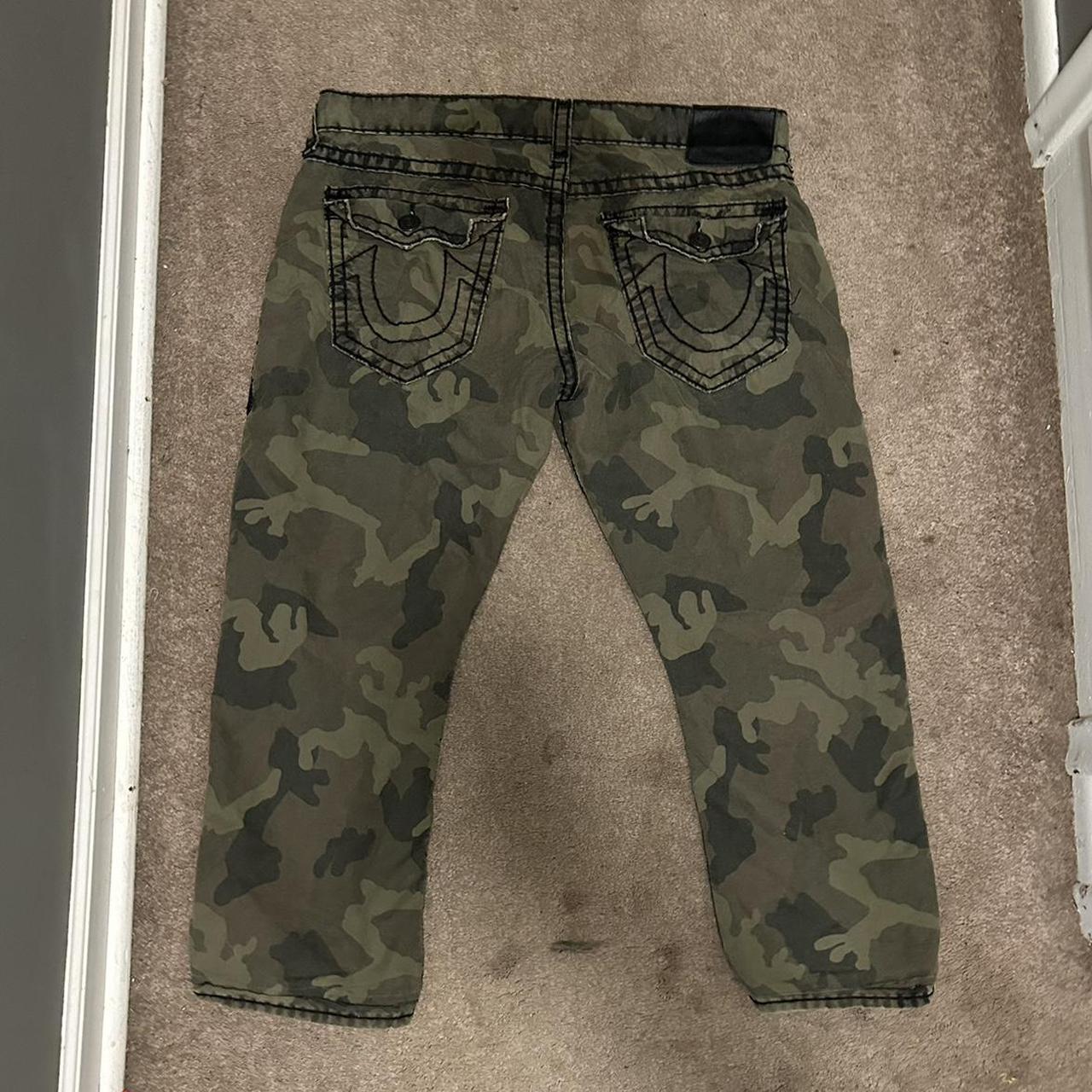 camo trueys Size:40x30 Made in america dis dat G shi - Depop