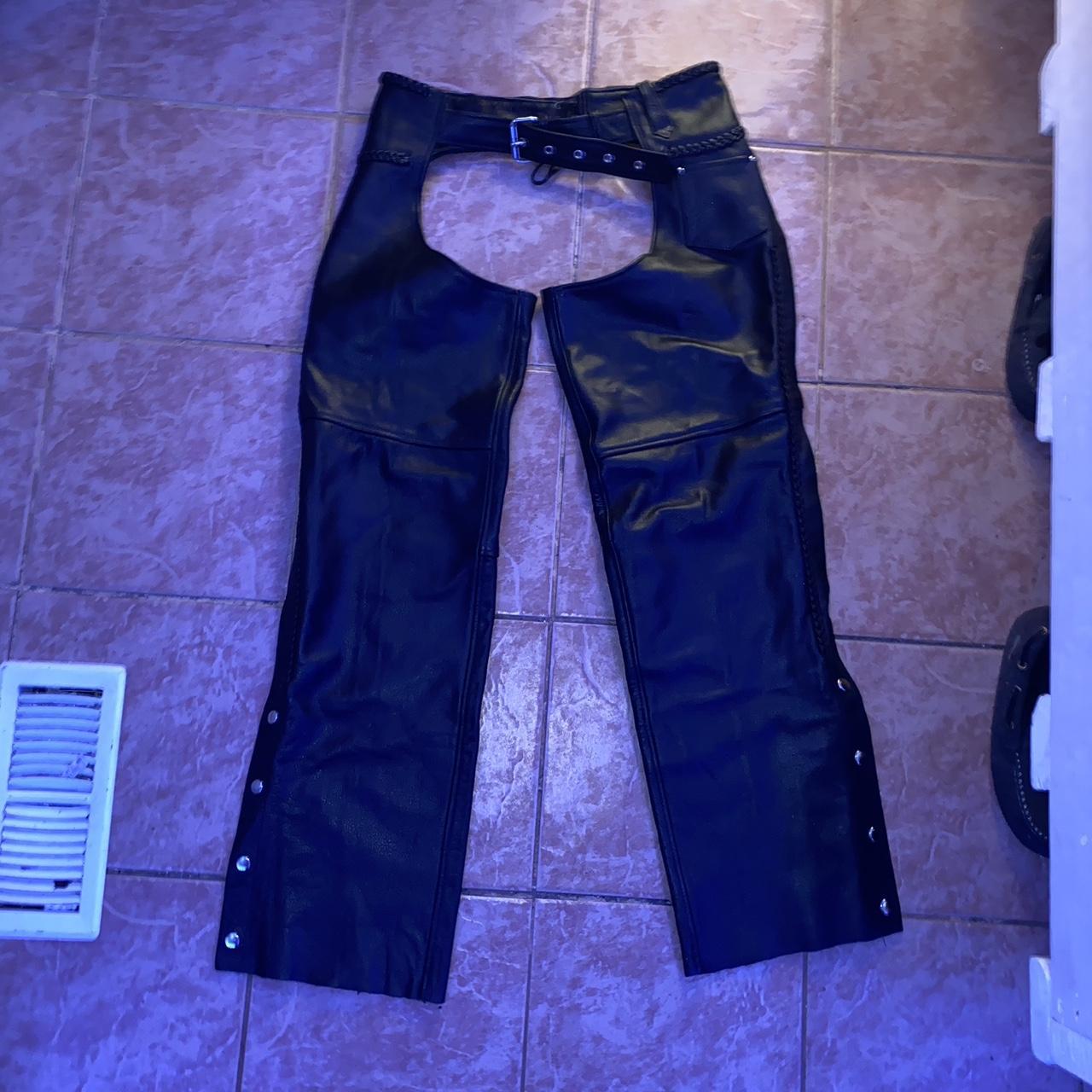 Xelement motorcycle leather pants Amazing condition... - Depop