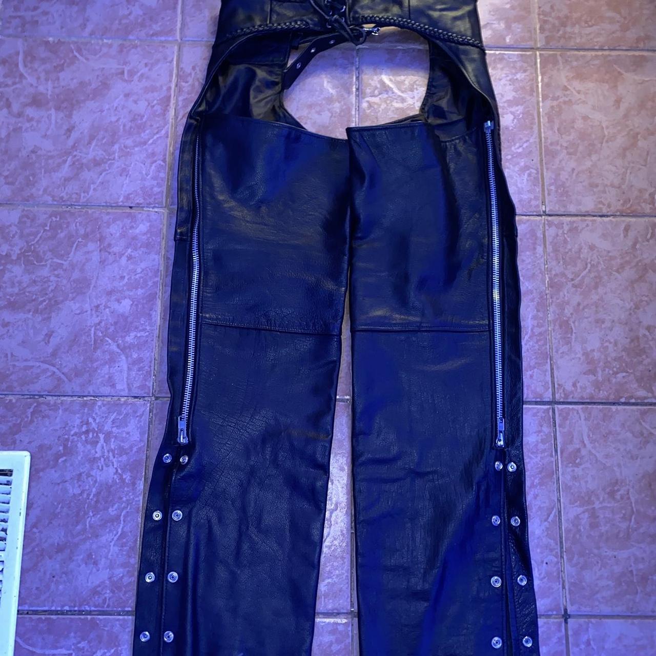 Xelement motorcycle leather pants Amazing condition... - Depop