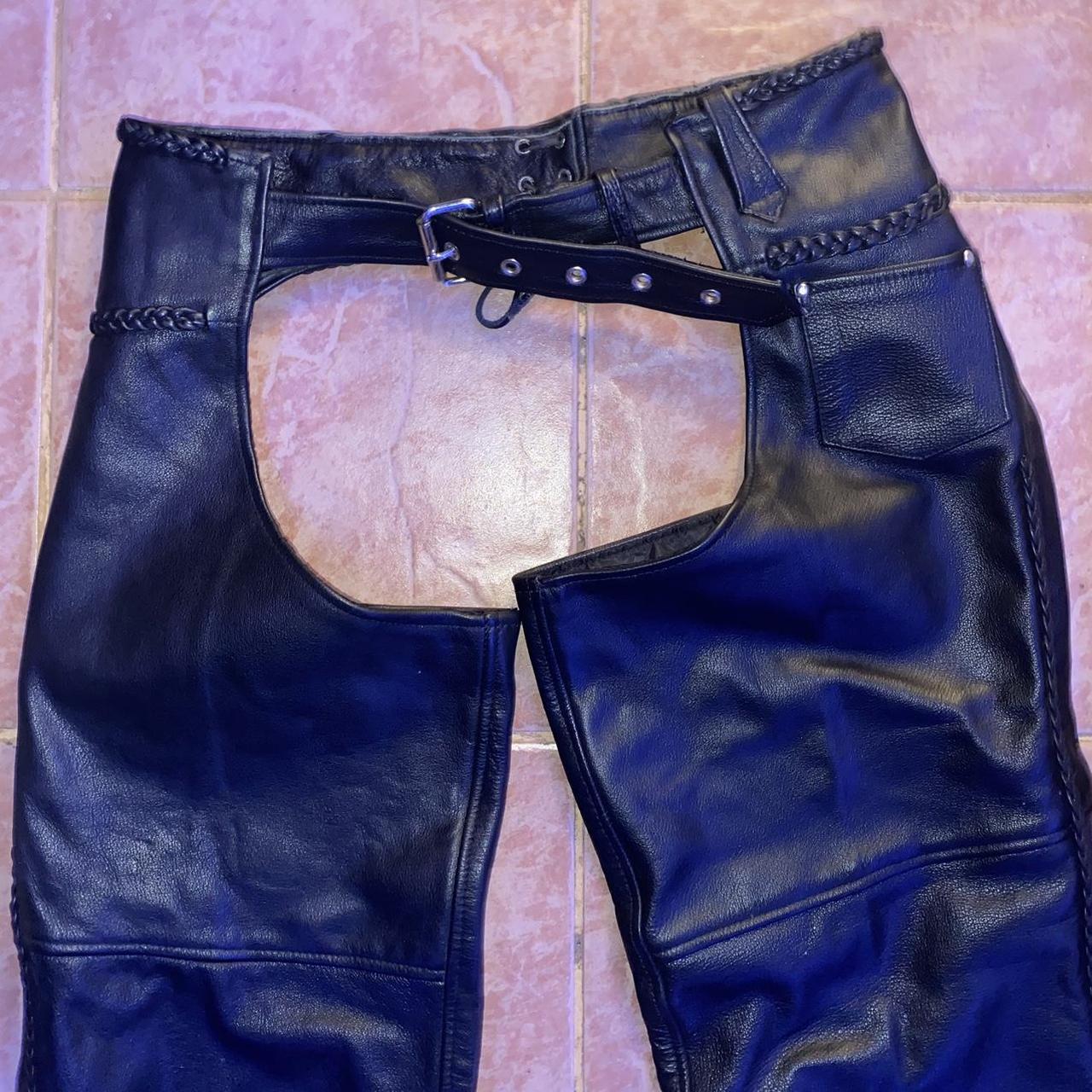 Xelement motorcycle leather pants Amazing condition... - Depop