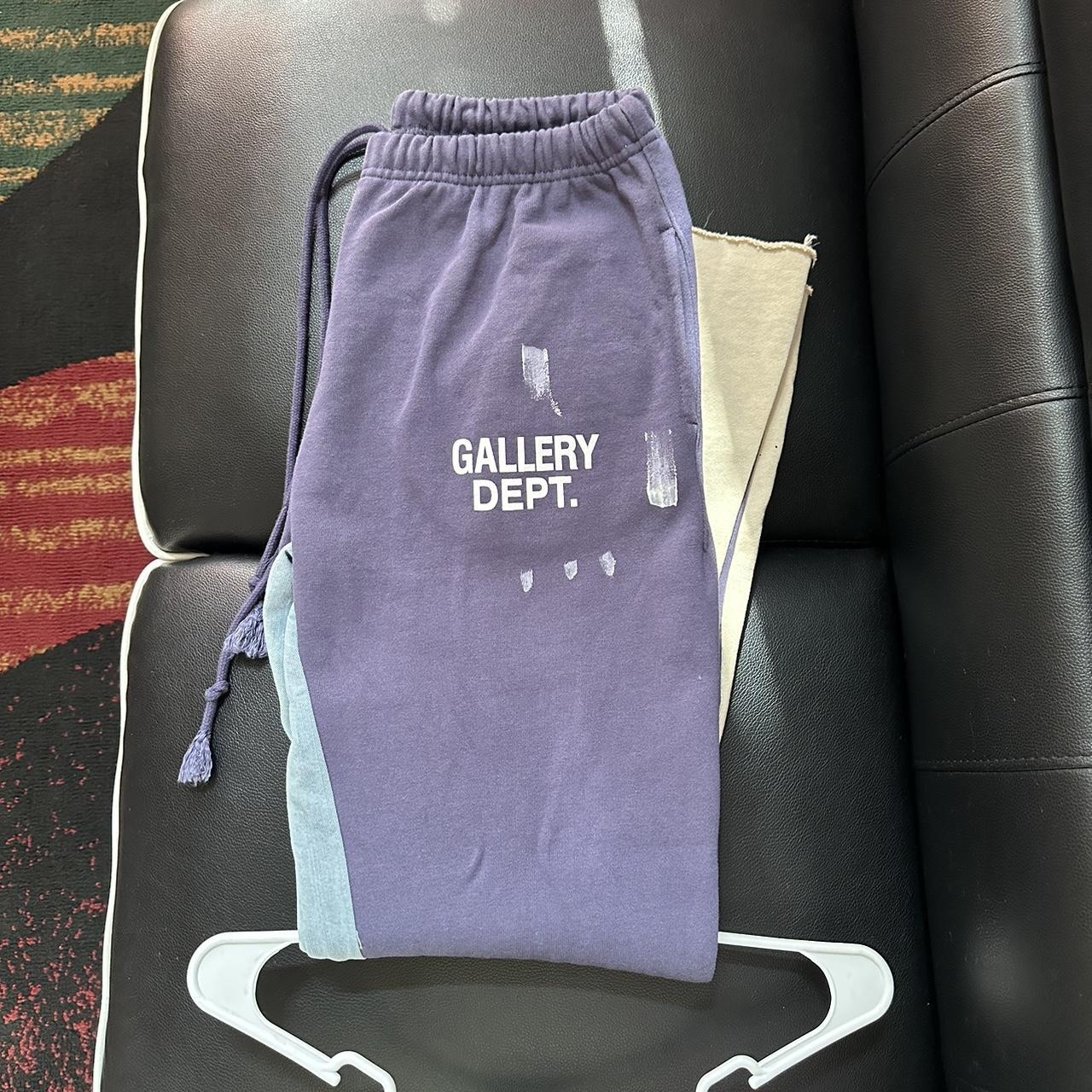 Gallery Dept. flared sweatpants - Navy M - Depop