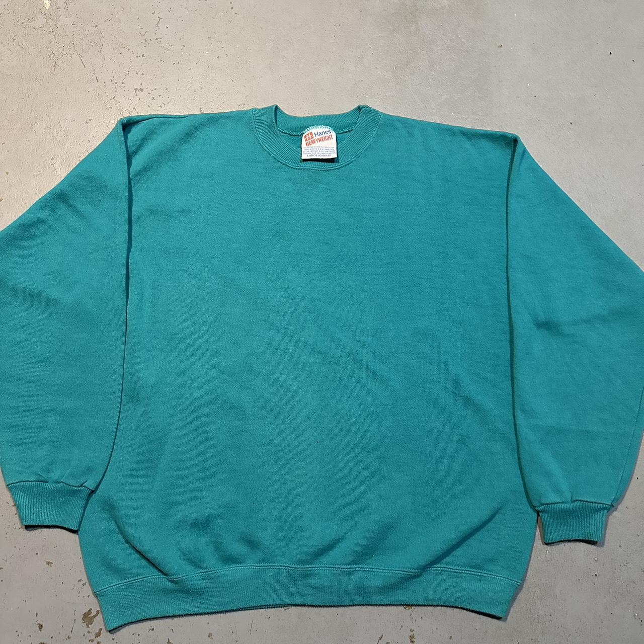 Vintage 80s Hanes sweatshirt Size Large - Depop