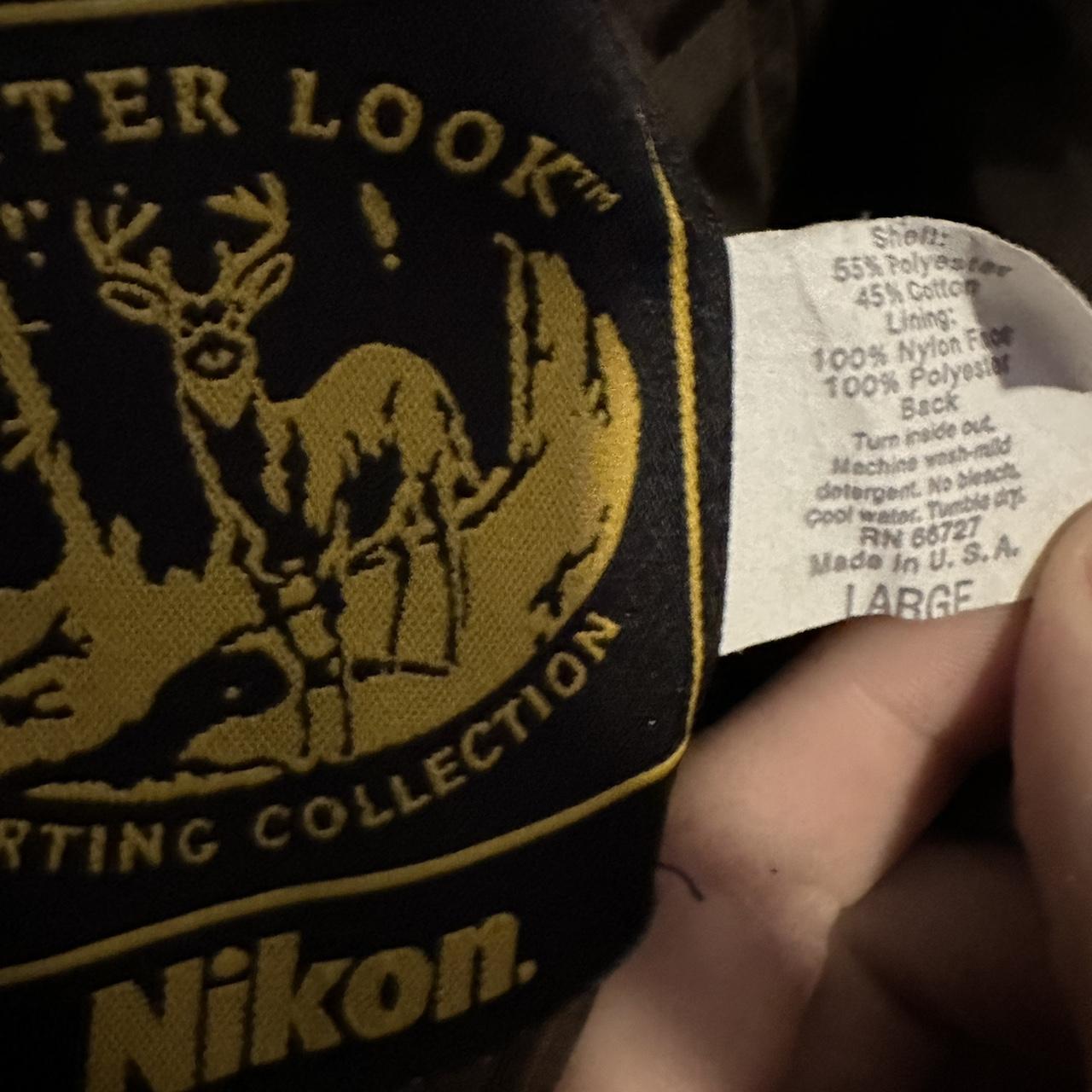 Vintage Nikon Realtree Camo Jacket Size L - Depop