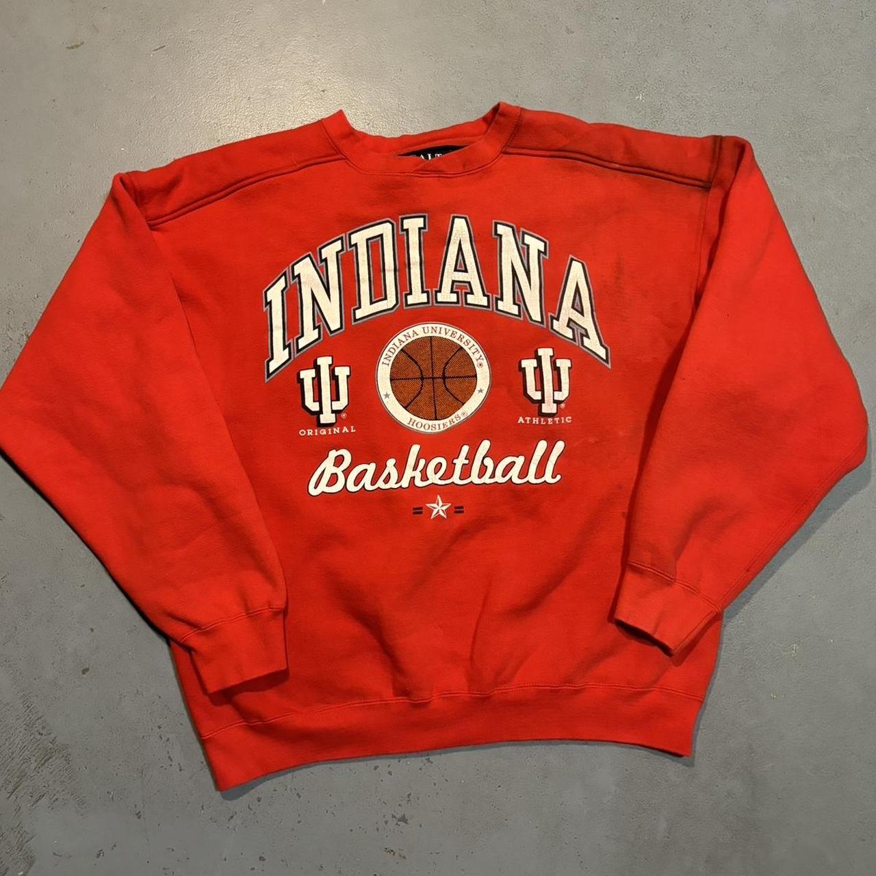 Vintage Indiana IU Basketball Sweatshirt Great... - Depop