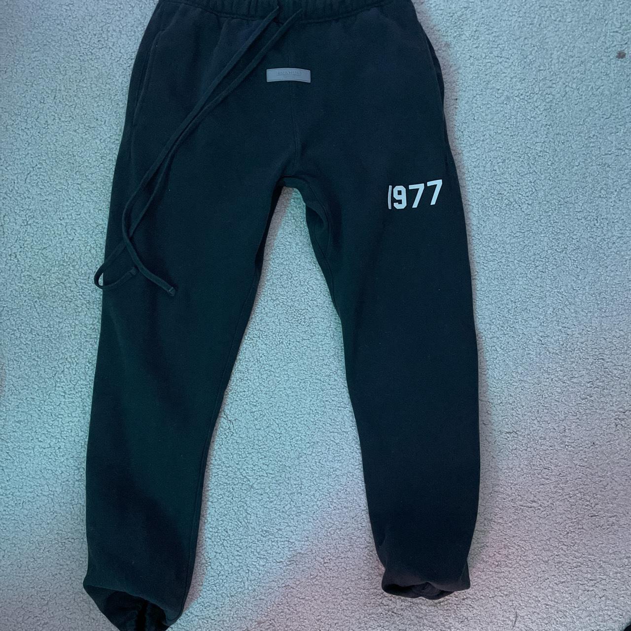 Essentials small 1977 sweatpants - Depop