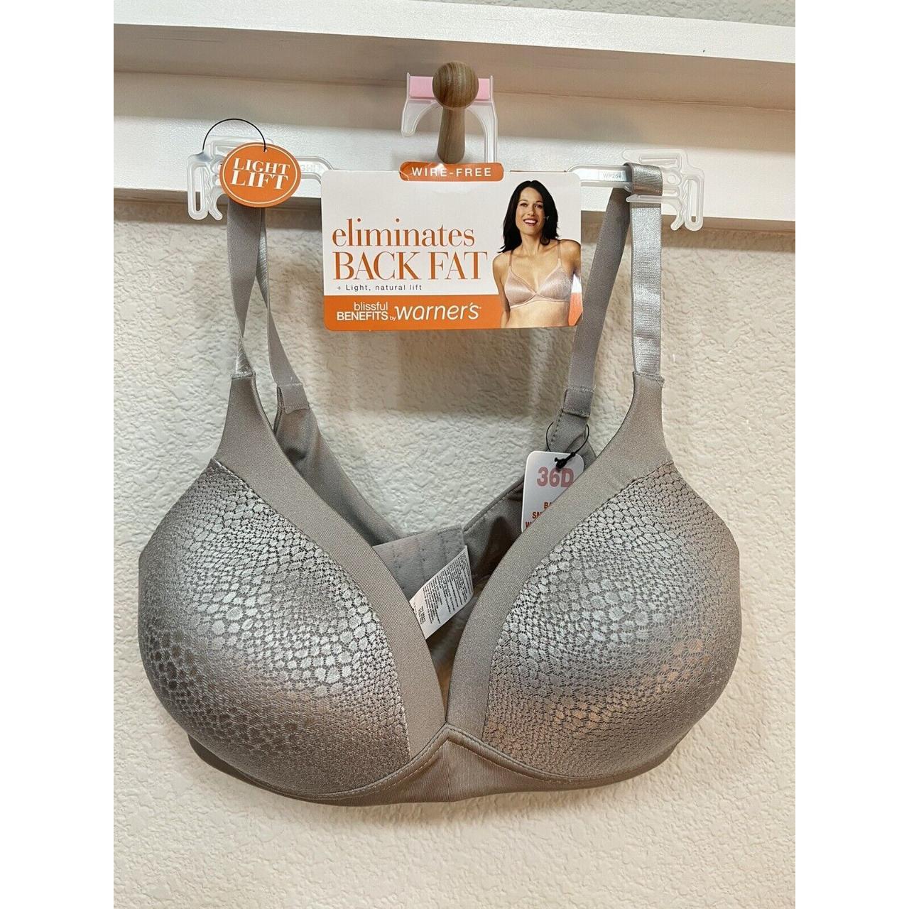 Warner's Blissful Benefits White Wire Free Natural... - Depop