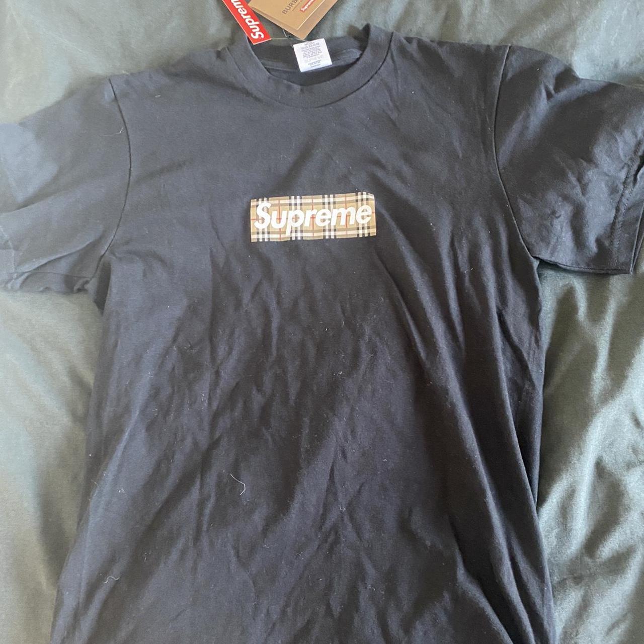 Supreme X Burberry Box Logo Tee #supreme #burberry... - Depop