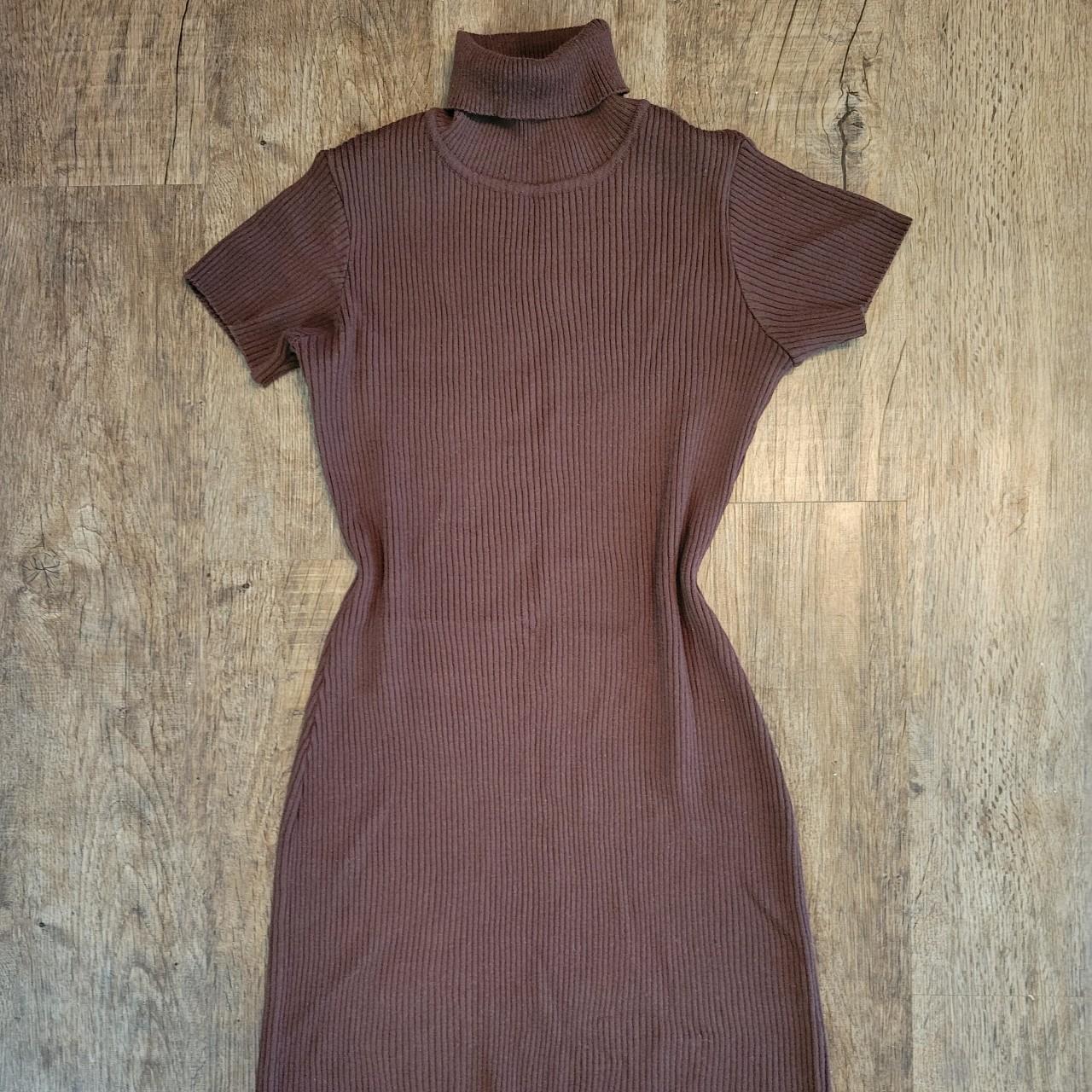 Moda International short sleeve chocolate brown... - Depop