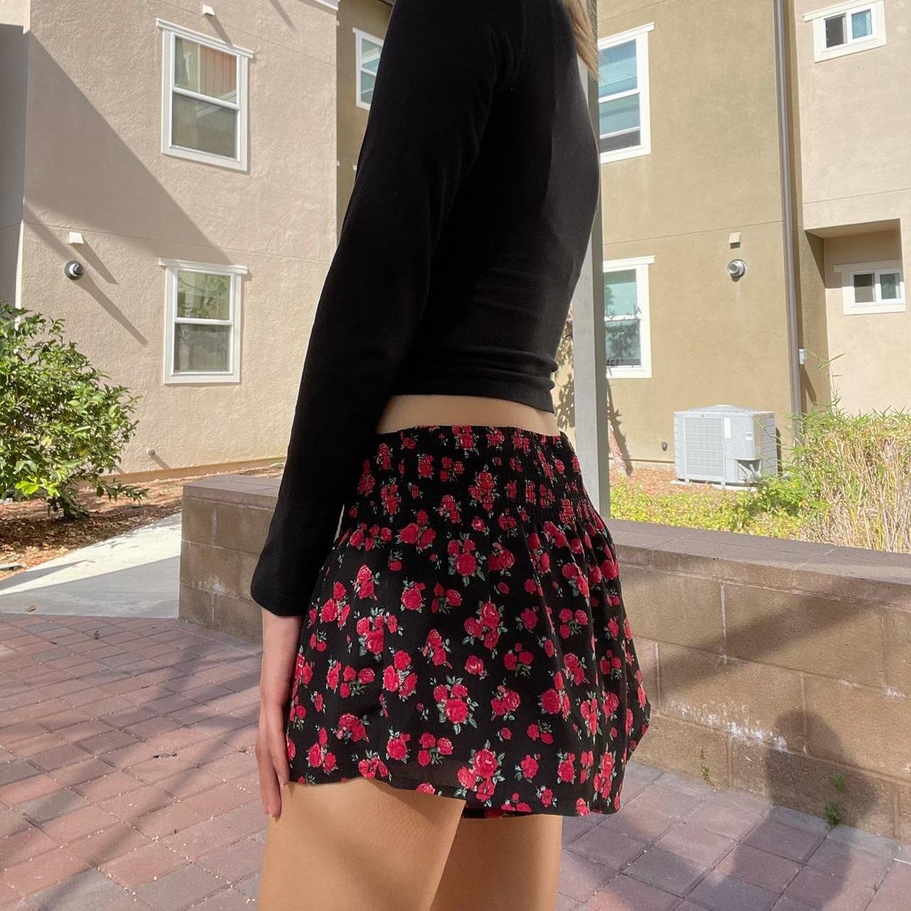 Roses Shorts Brand: Forever 21 Fabric: 100%... - Depop