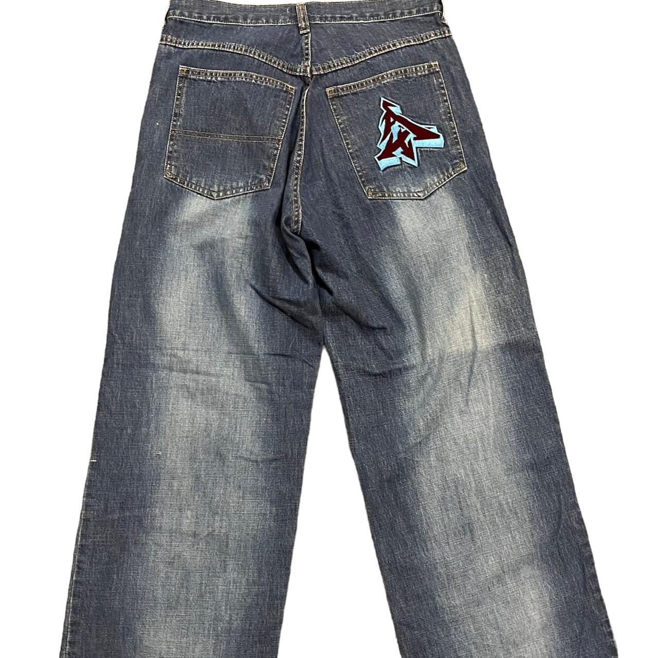 Apache Jeans Skater embroidered jeans Message for... - Depop