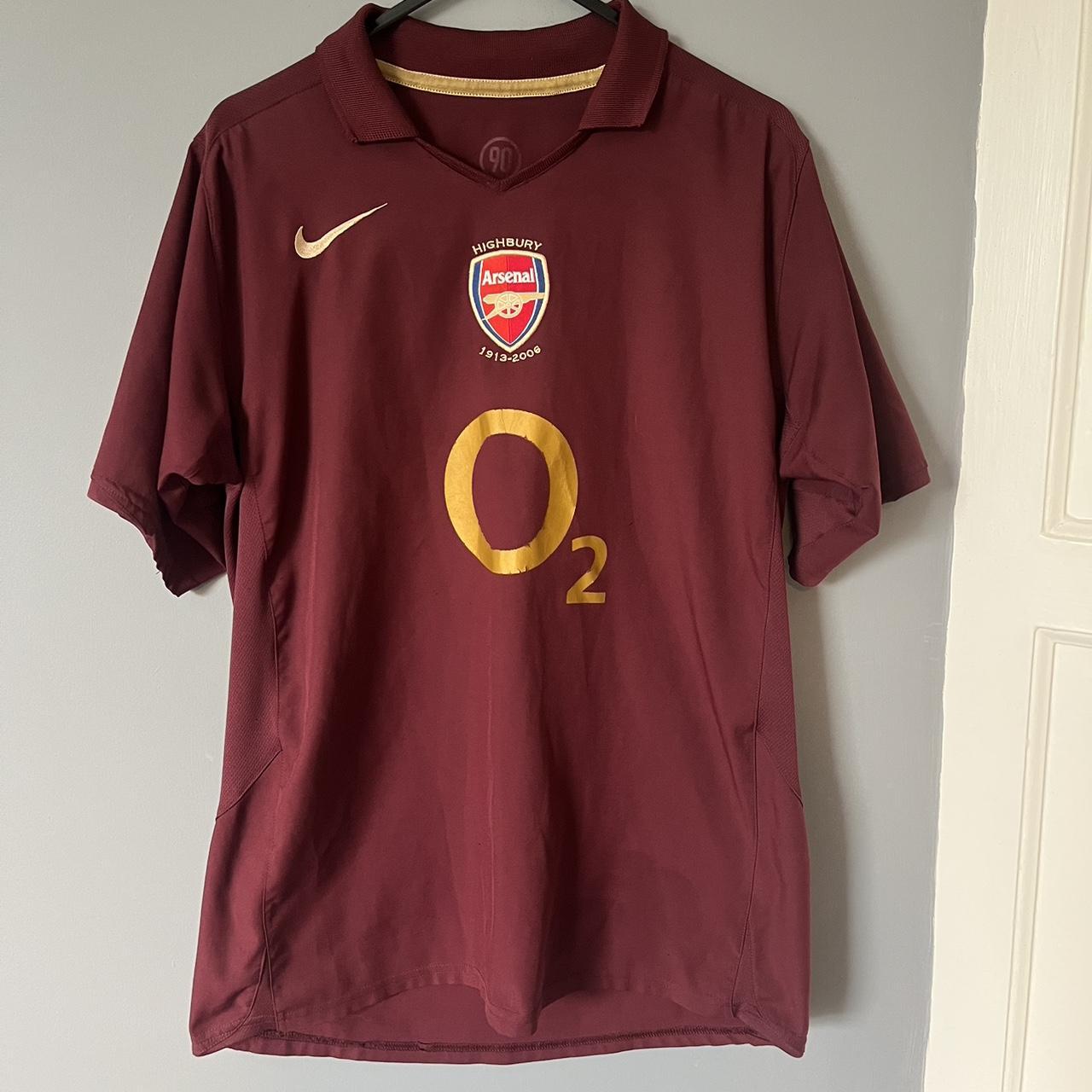 Arsenal 2005/2006 away shirt Size xs 100% authentic... - Depop