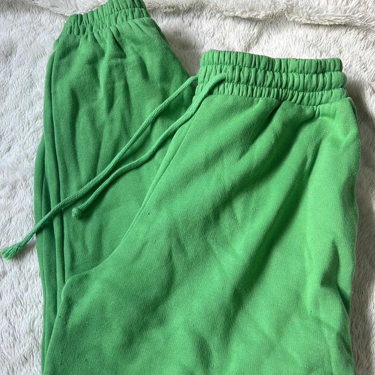 cutest green zara trackies , perfect for... - Depop