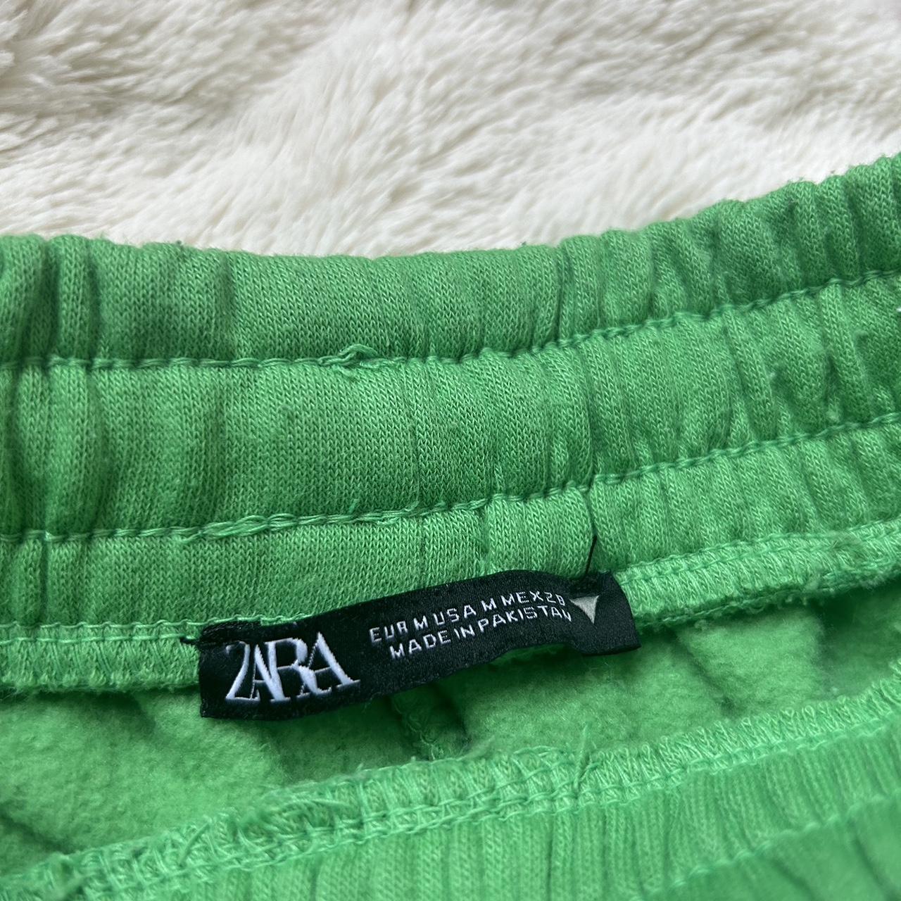 cutest green zara trackies , perfect for... - Depop