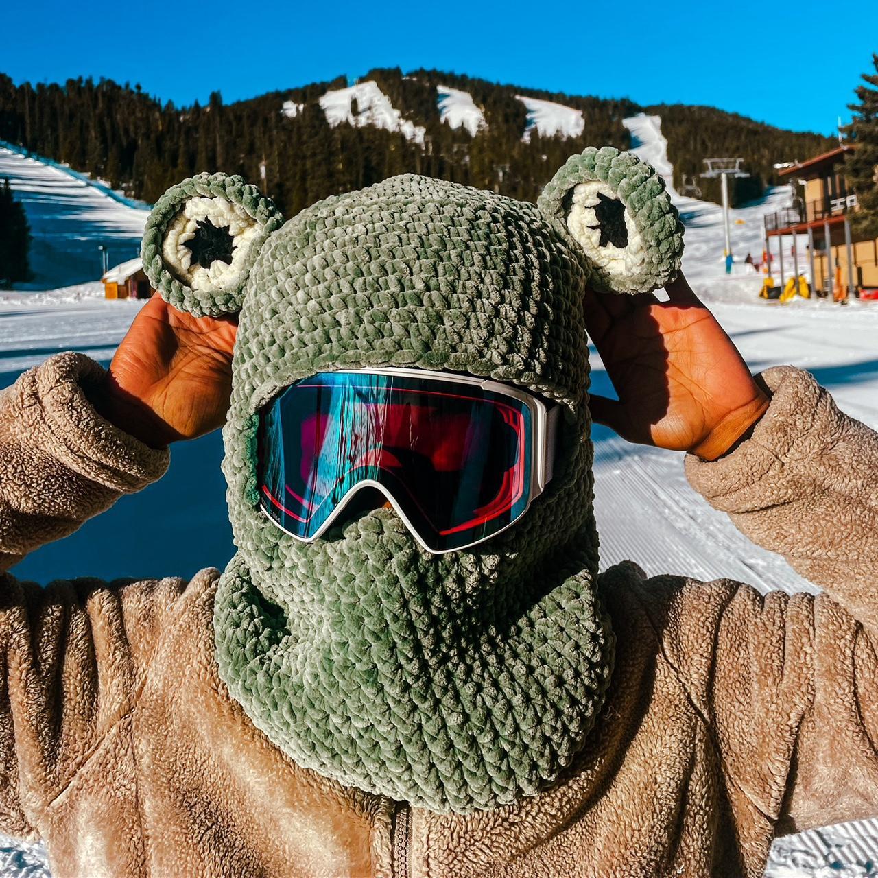 Frog Balaclava, Ski Helmet Mask, Helmet Protector,... - Depop