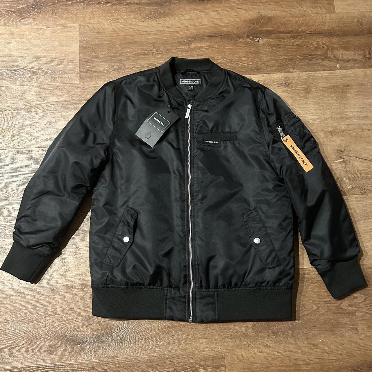 Black members only jacket kids large (14/16) Brand... - Depop