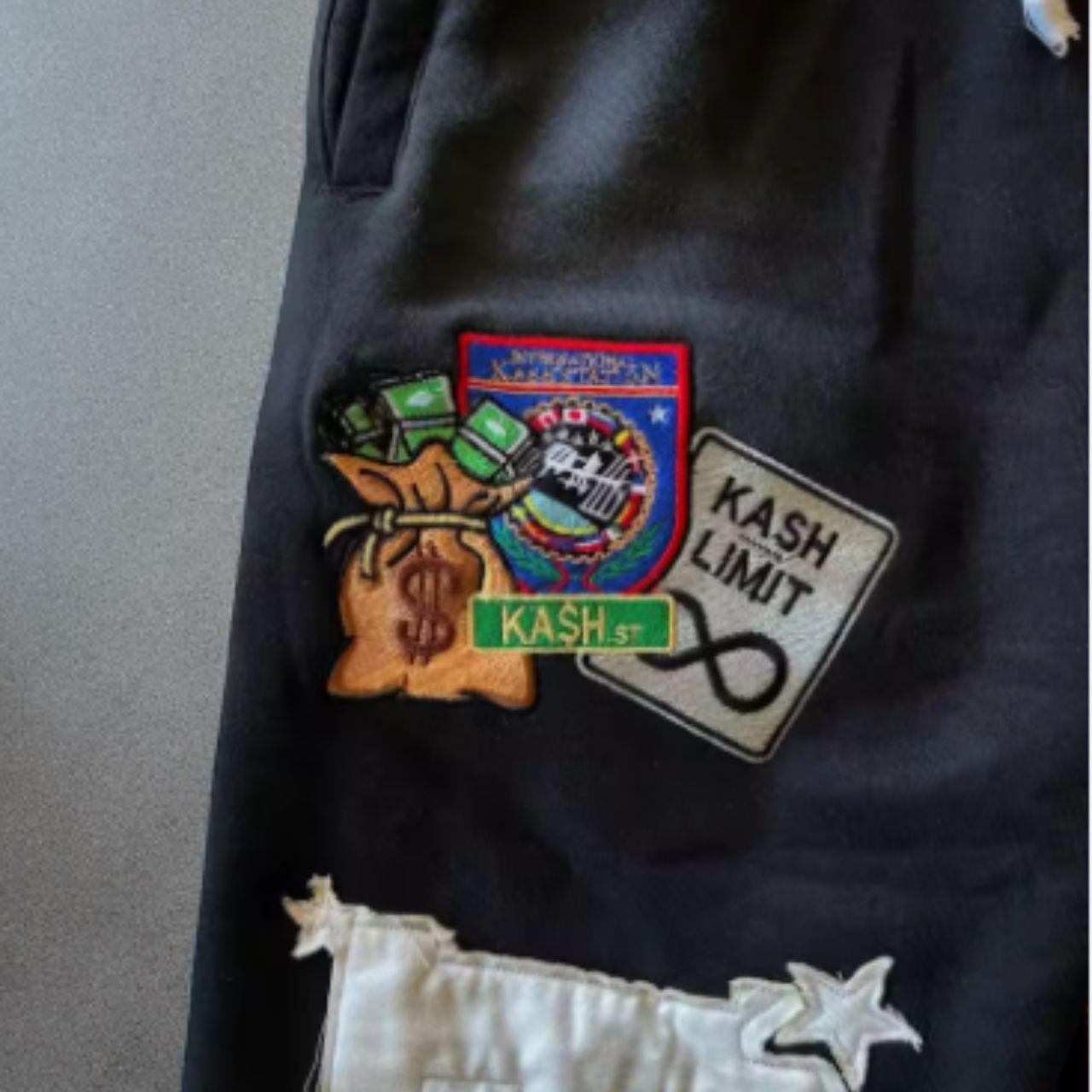 American Y2K Baggy Sweatpants – Retro Gothic Hip Hop... | Depop