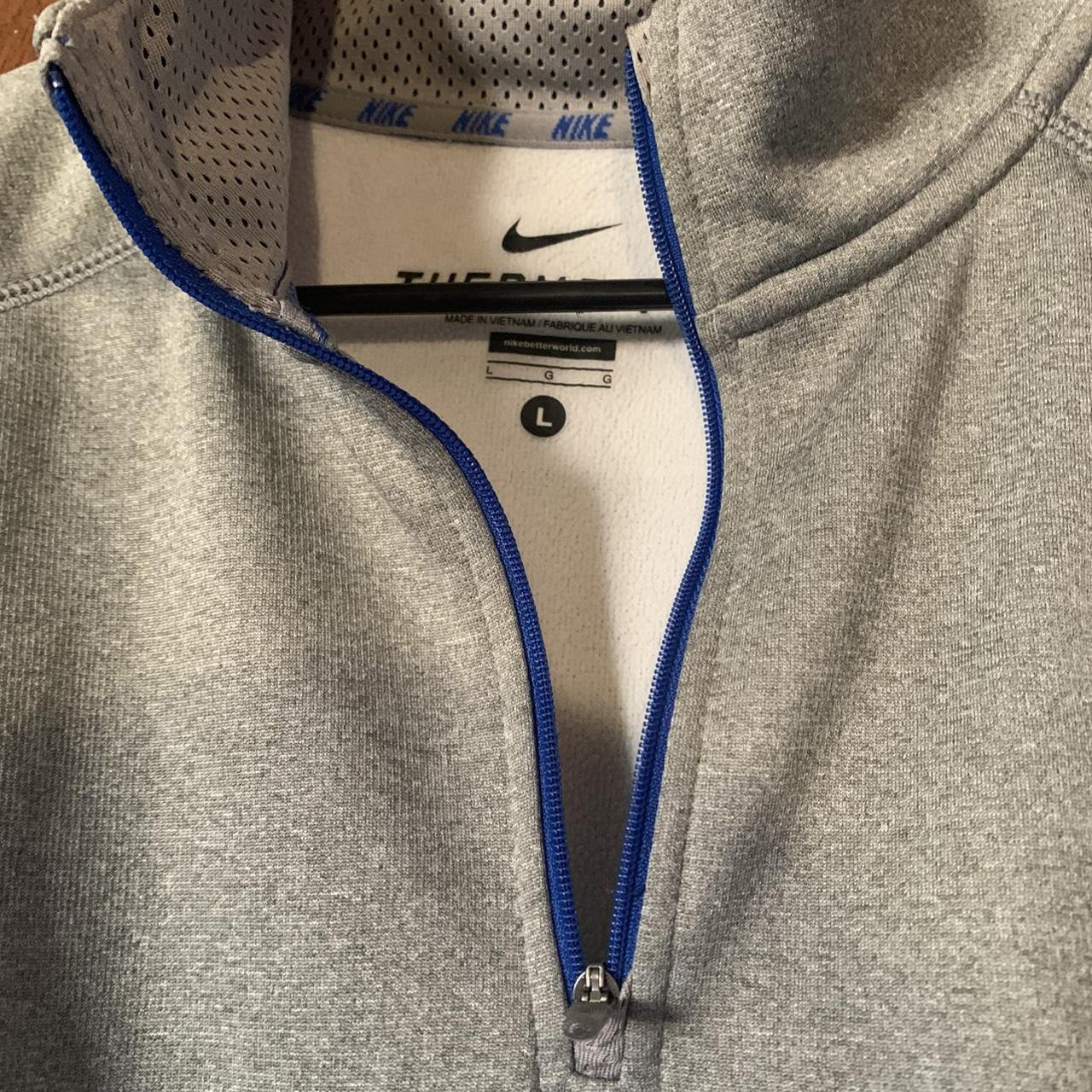 Mens large nike zip up #nike #training - Depop