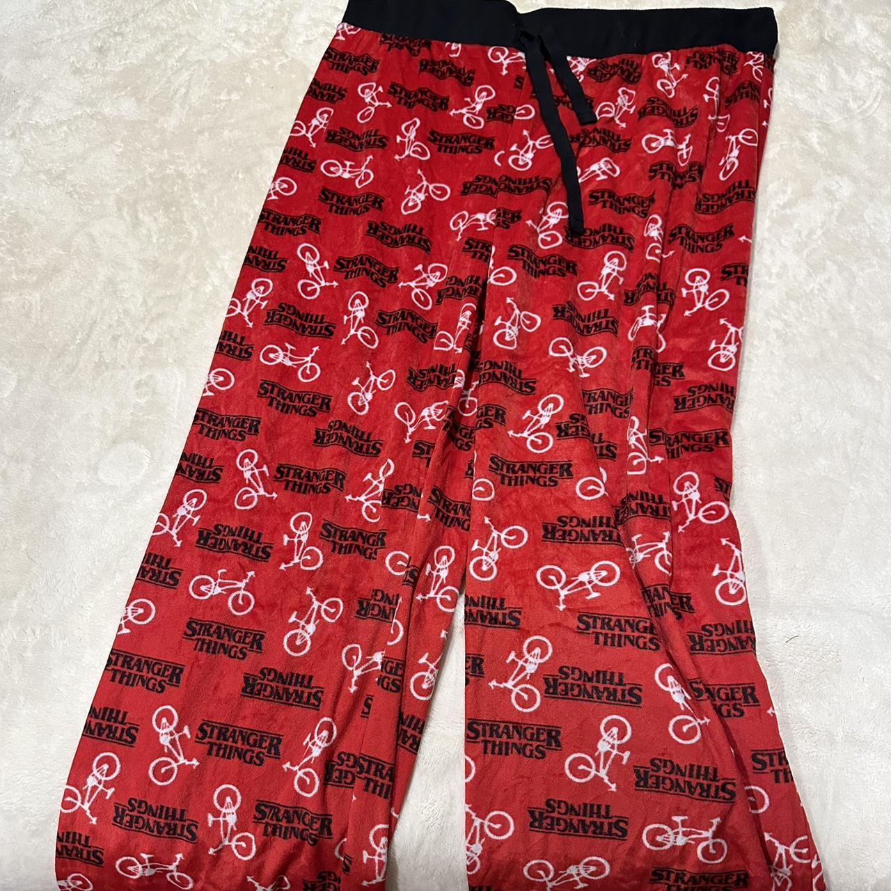Extremely soft stranger things pajama bottoms ️🖤 ️🖤 ️... - Depop