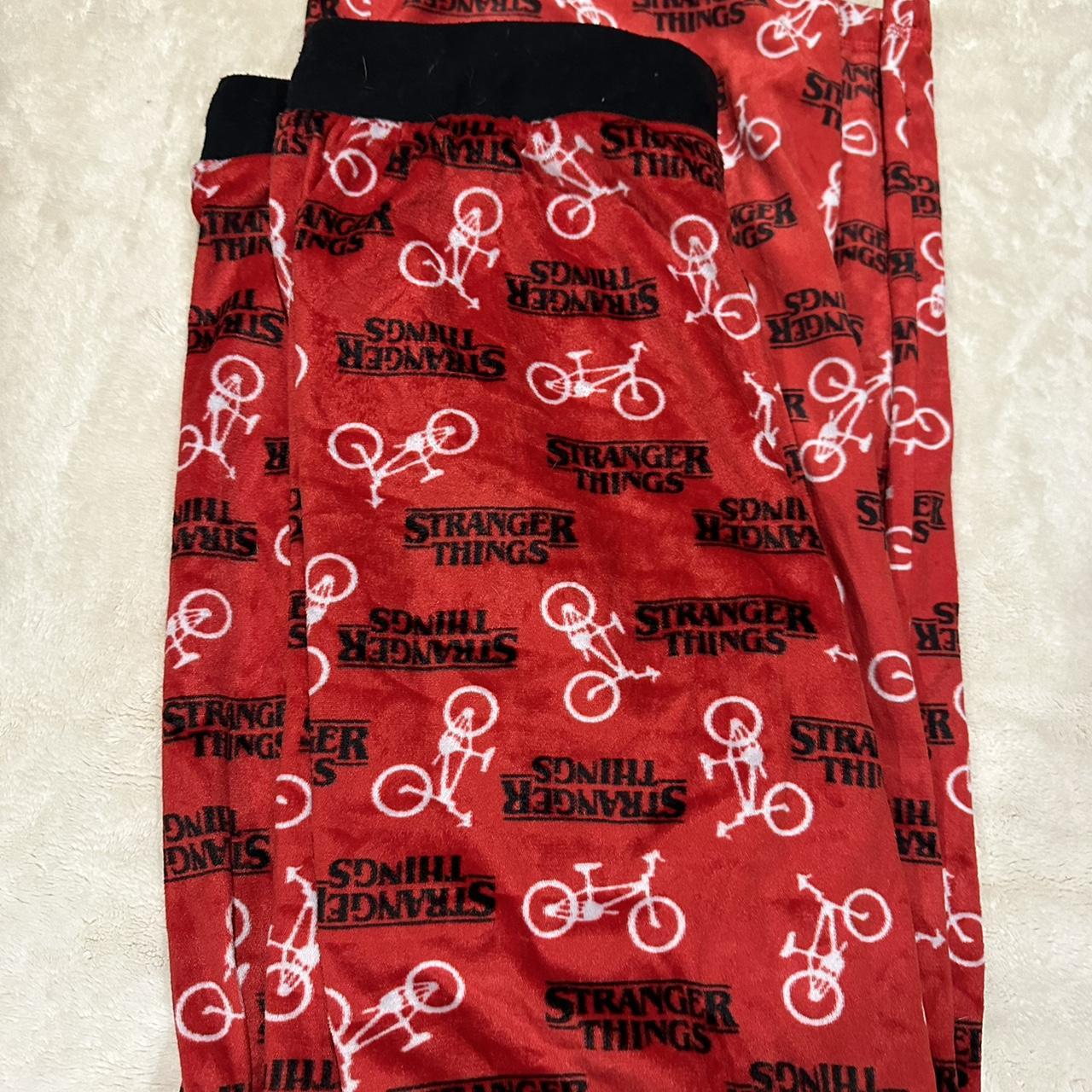 Extremely soft stranger things pajama bottoms ️🖤 ️🖤 ️... - Depop