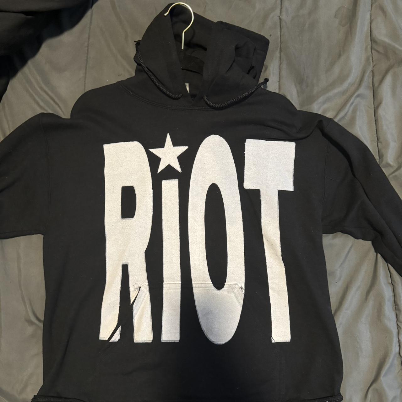 One of the Original Riot Hoodies Made - Depop