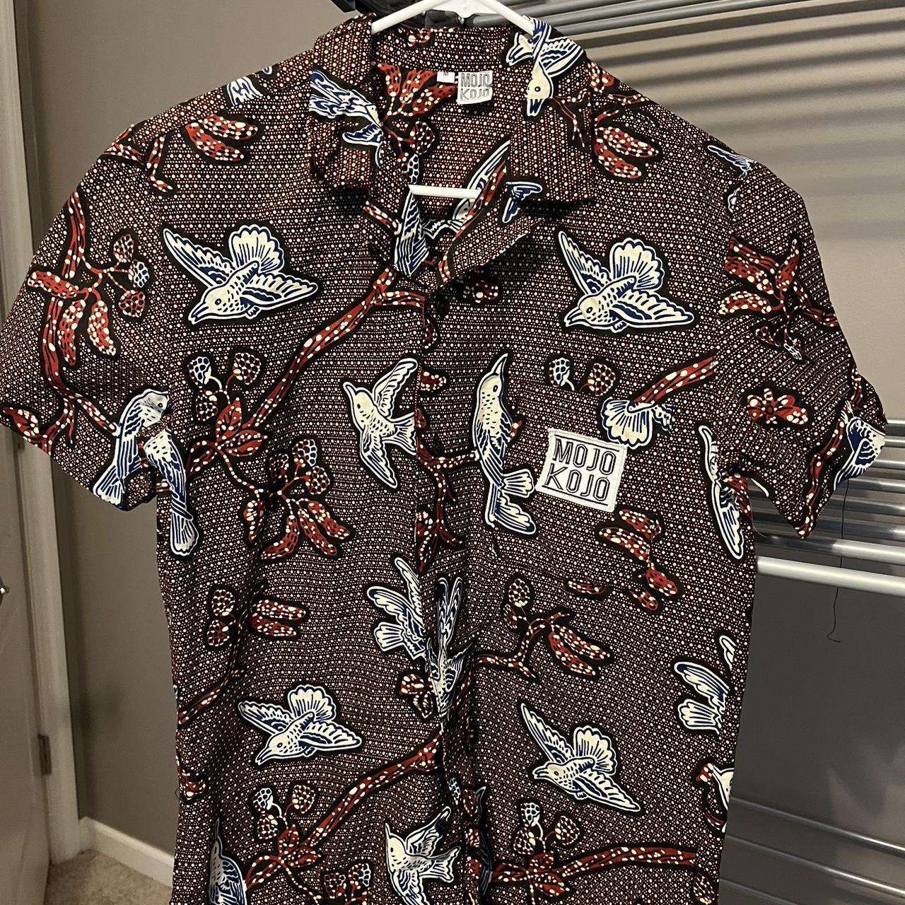 Men’s Medium MOJO KOJO button down shirt. Never Worn - Depop