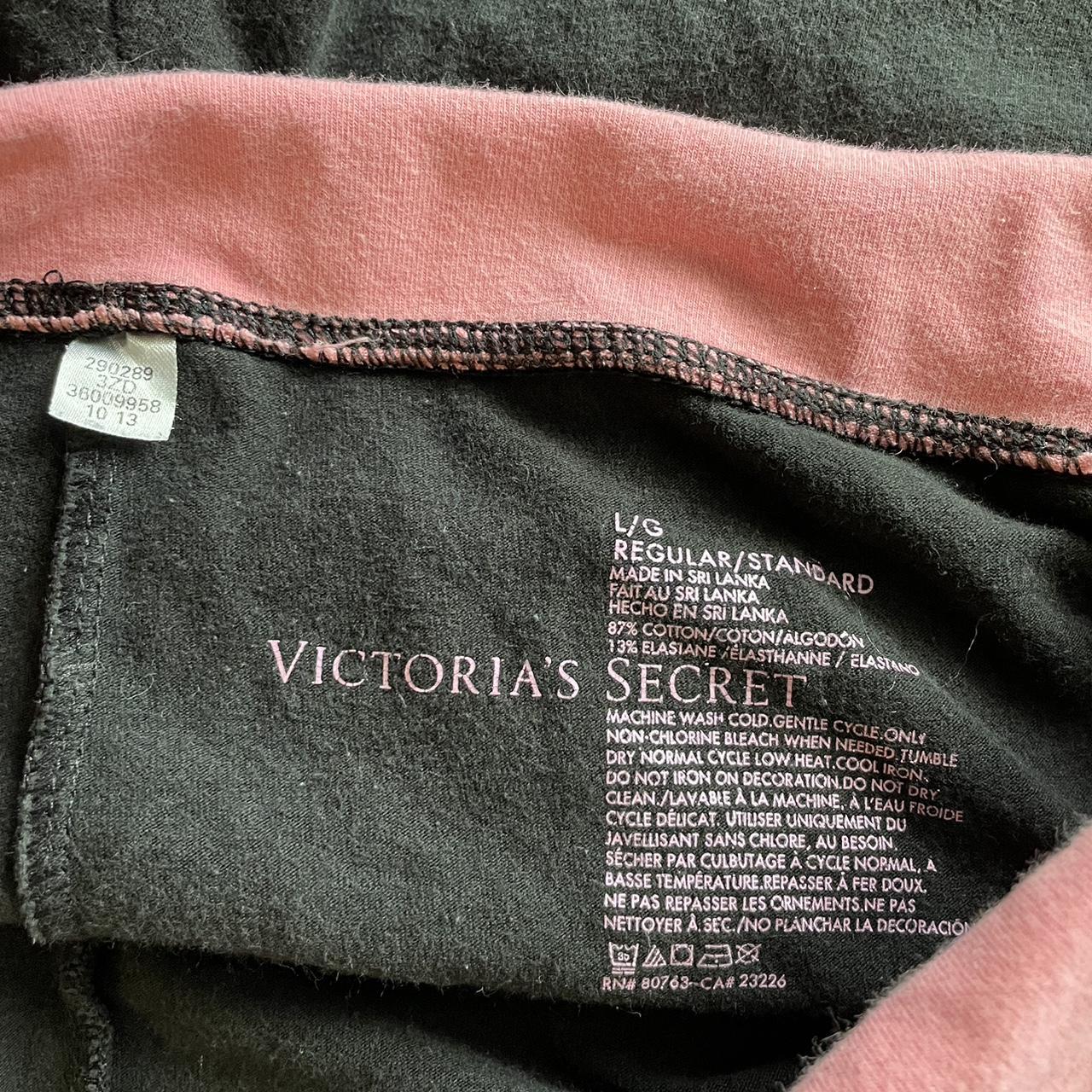 victoria’s secret y2k flared leggings with a tramp... - Depop