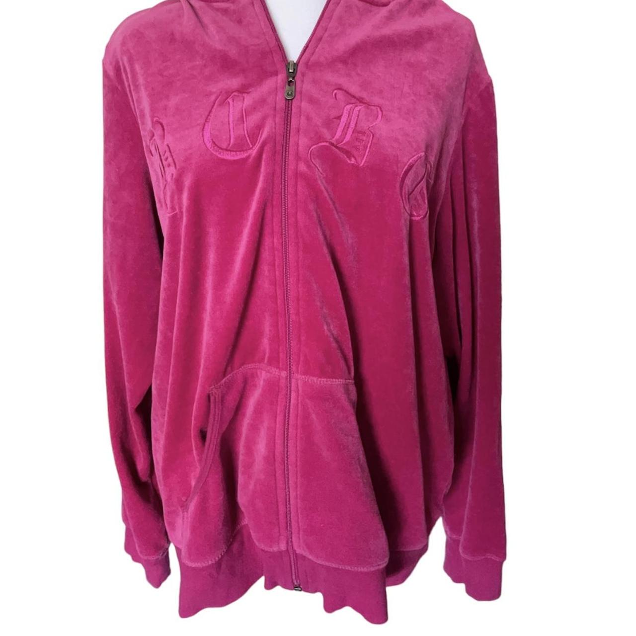 BCBG pink velvet jacket Super cute and comfy Size... - Depop