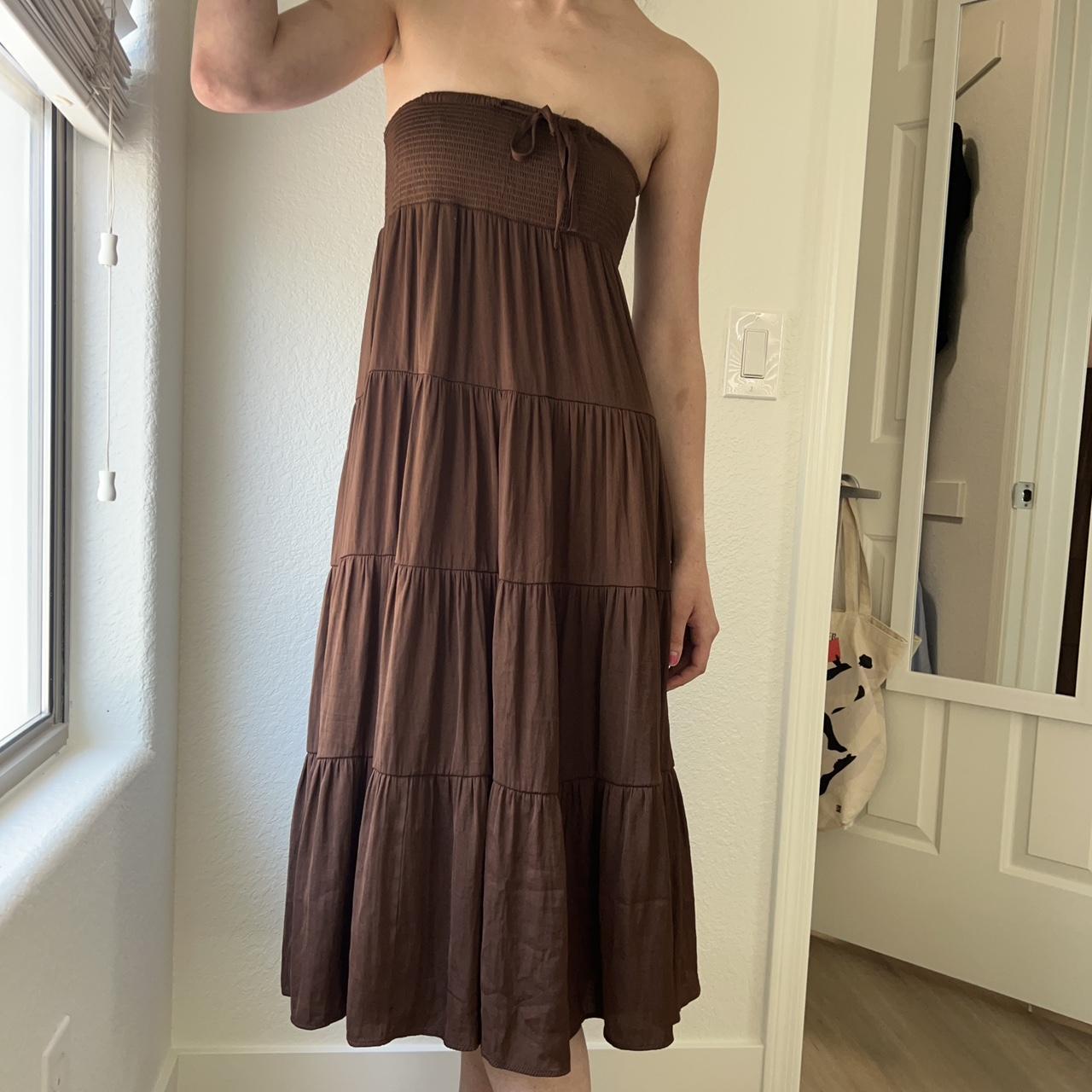 vintage y2k convertible maxi skirt/dress »size... - Depop