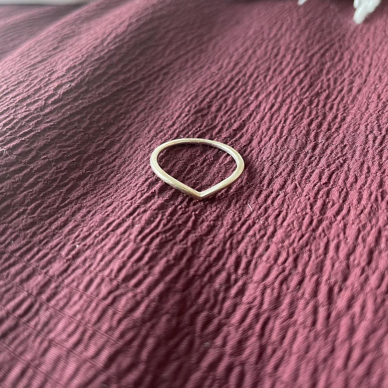 thin pandora ring not tarnished, size 9!! #rings... - Depop