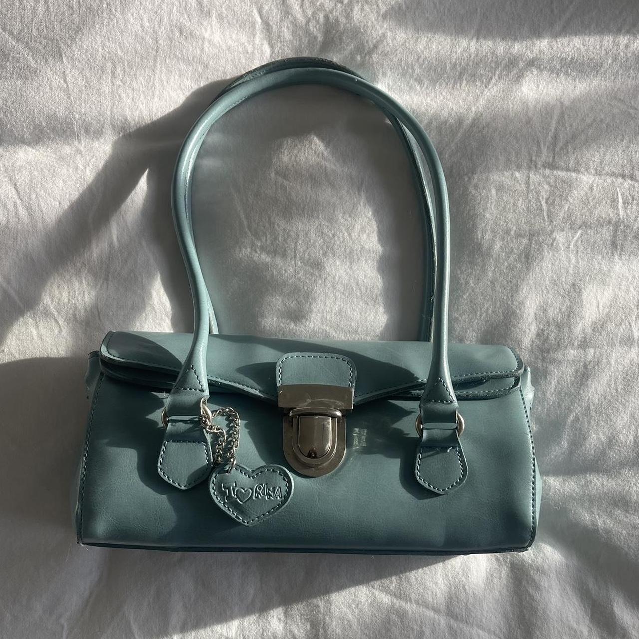 The most amazing vintage light blue mini purse I