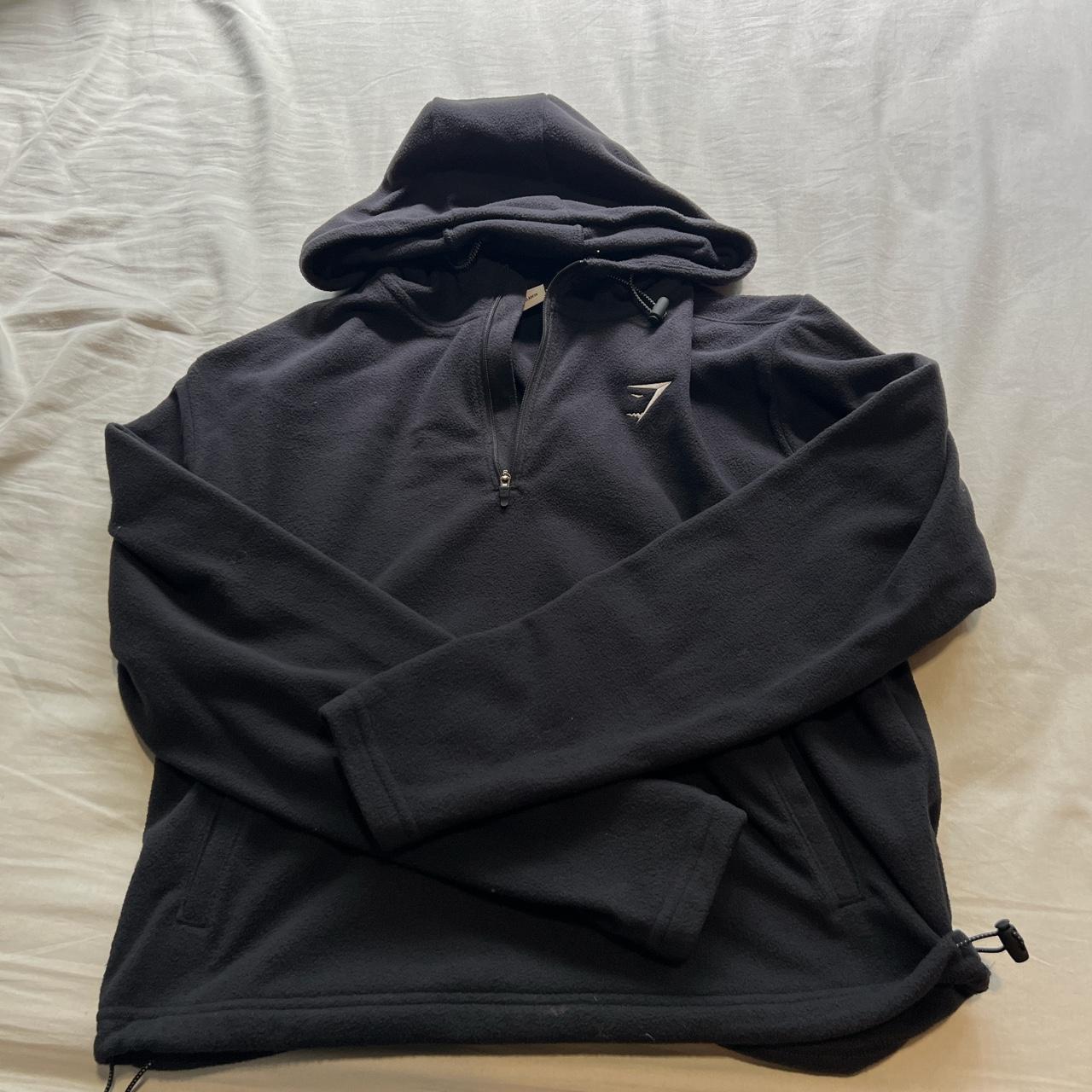 Gymshark Training Fleece 1/4 Zip Size: S Washed and... - Depop