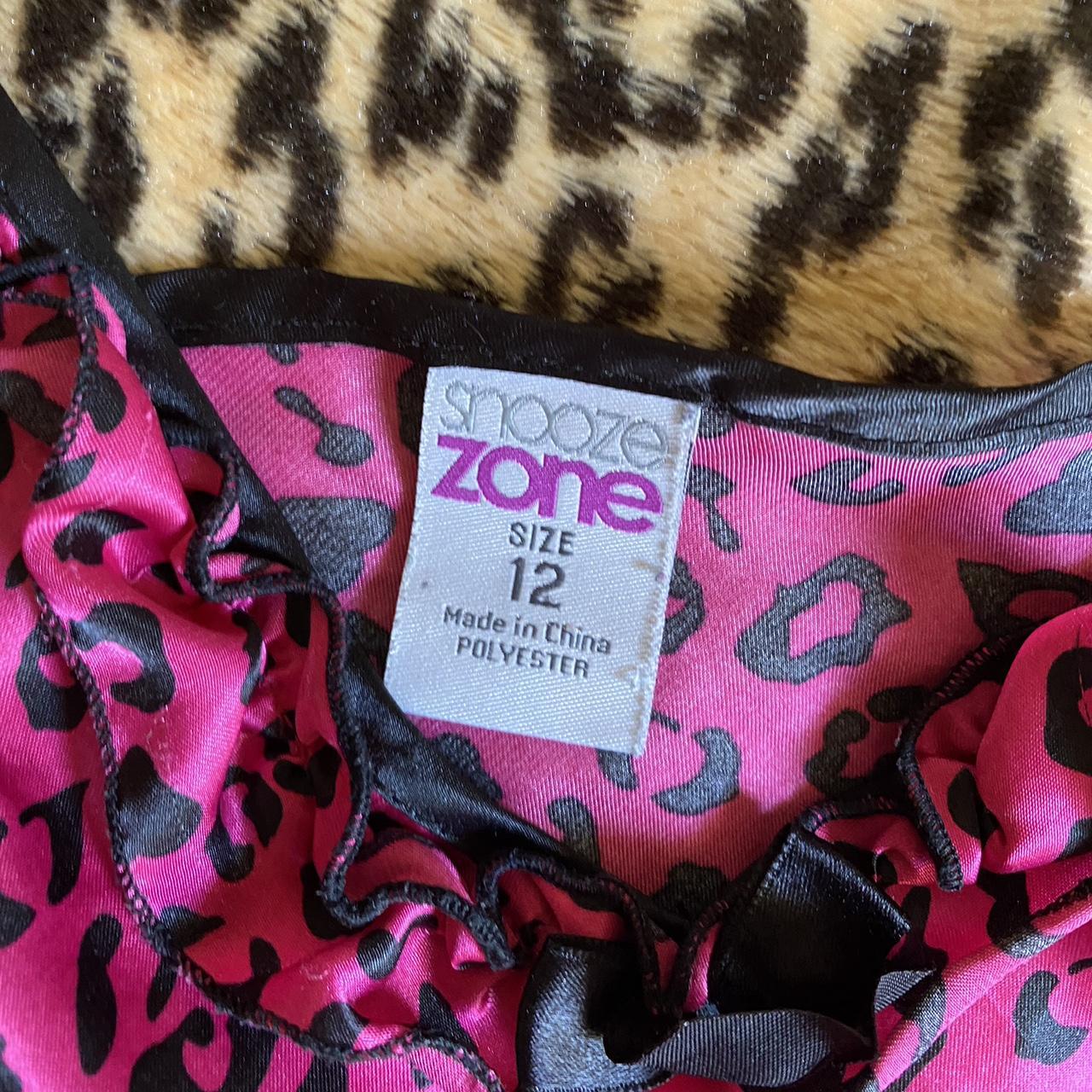 pink cheetah print dress brand-snooze zone -dog... - Depop