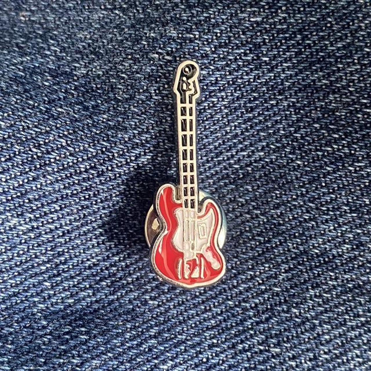 Music Enamel Pin Guitar pin #enamelpin #pin... - Depop