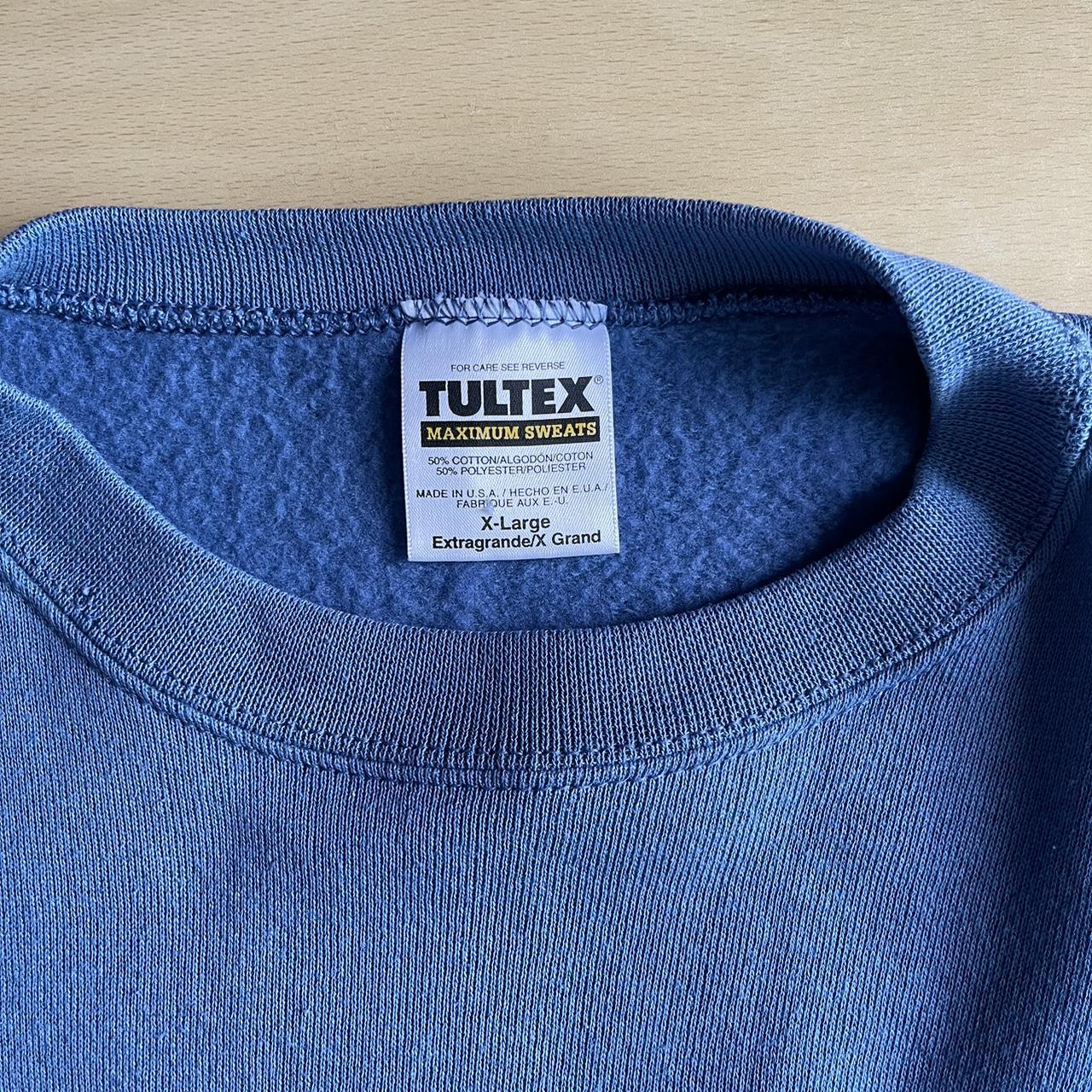 Tultex light blue crewneck Size: X-Large but run... - Depop
