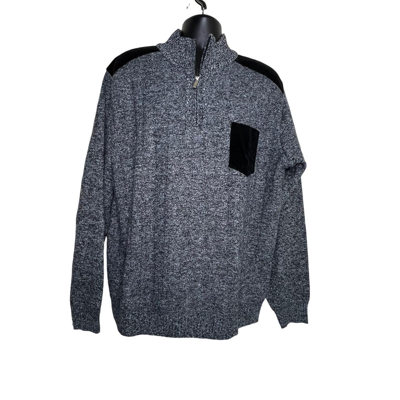 Gioberti Men's Half Zip Pullover Knitted Regular Fit... - Depop