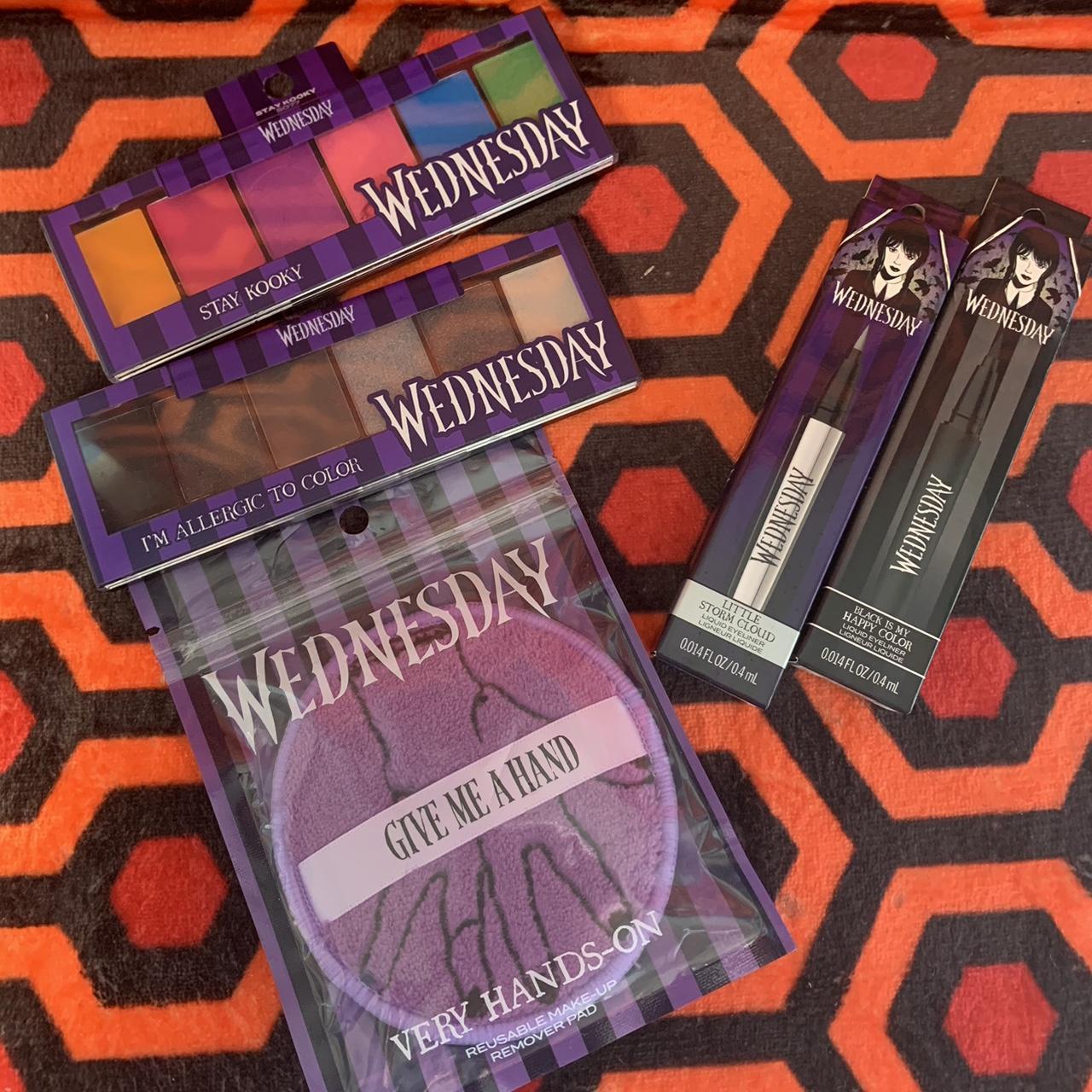 Wednesday Addams makeup, two eyeshadow palettes, two... - Depop