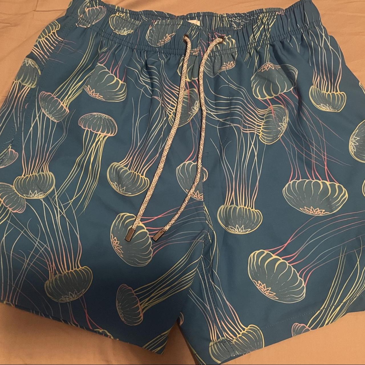 Men’s jellyfish swim trunks size- M - Depop