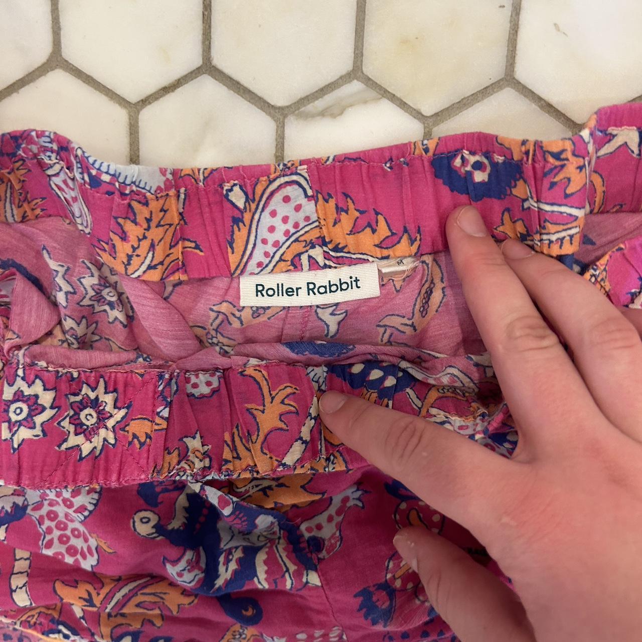Roller rabbit pjs size M! So cute. The fabric got... - Depop