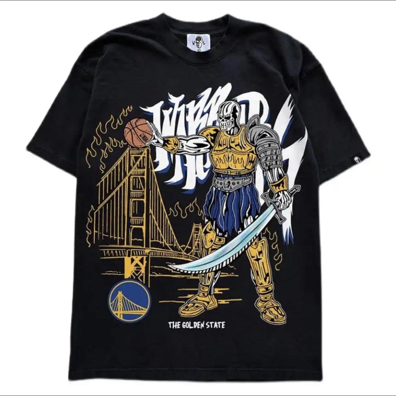 Golden State Warriors Golden Gate Bridge Graphic Tee - Depop