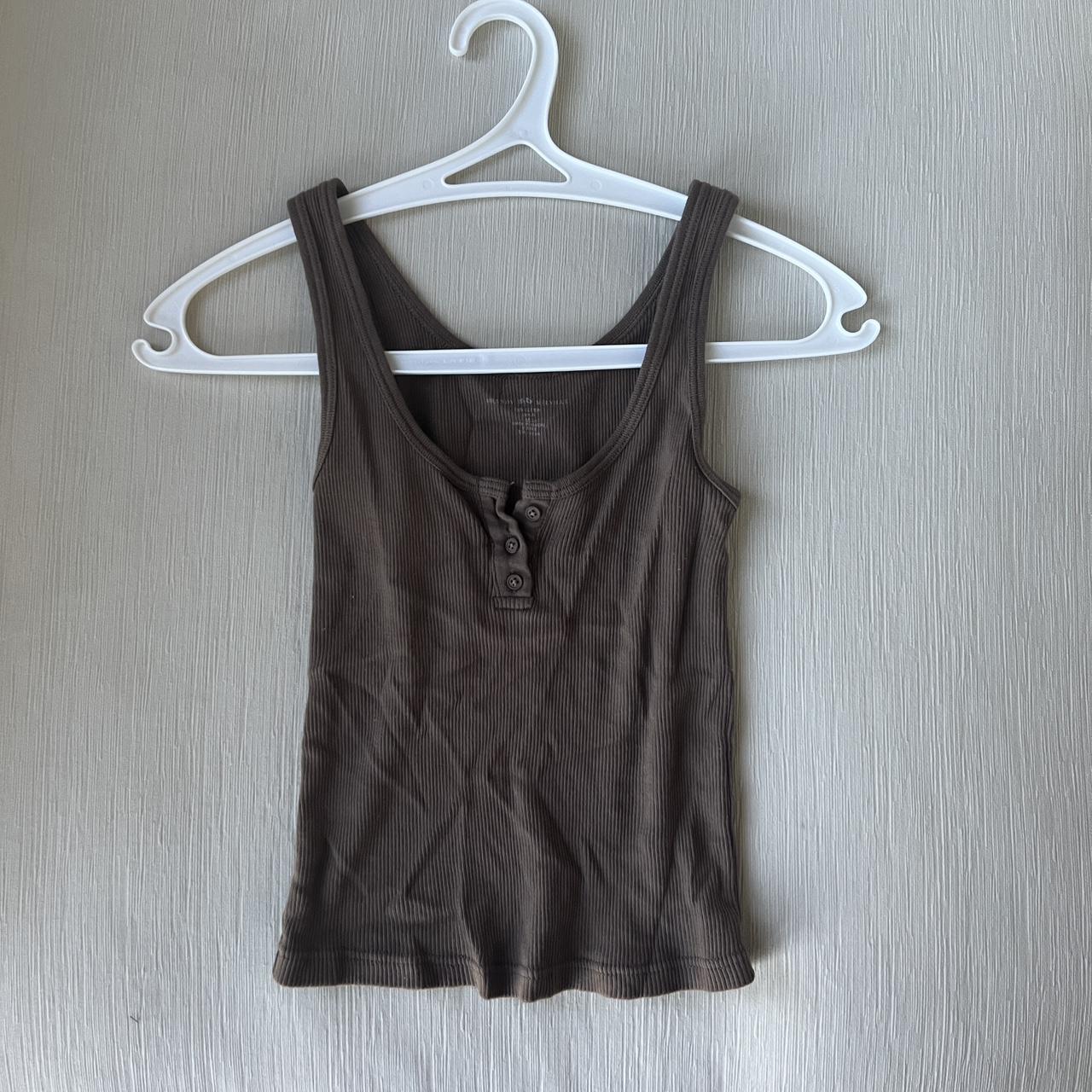 Brown brandy tank top, only worn a couple times and... - Depop